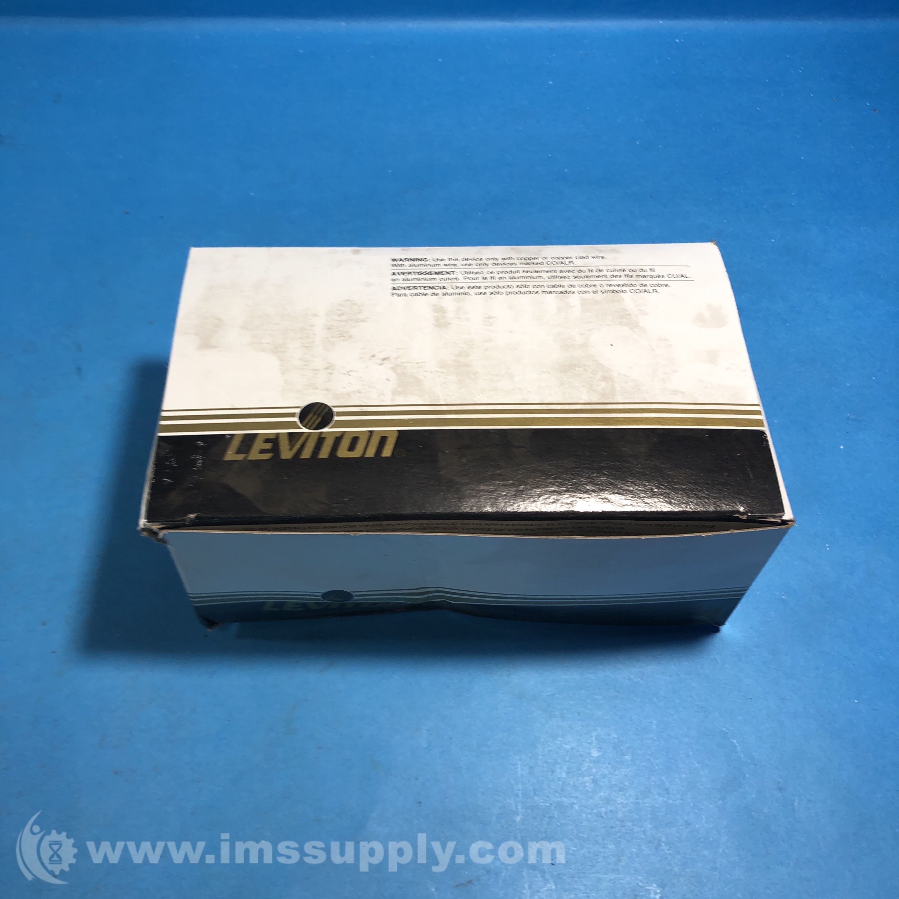 Leviton CS120-2T Box of 10 Toggle Single-Pole AC Quiet Switch - IMS Supply