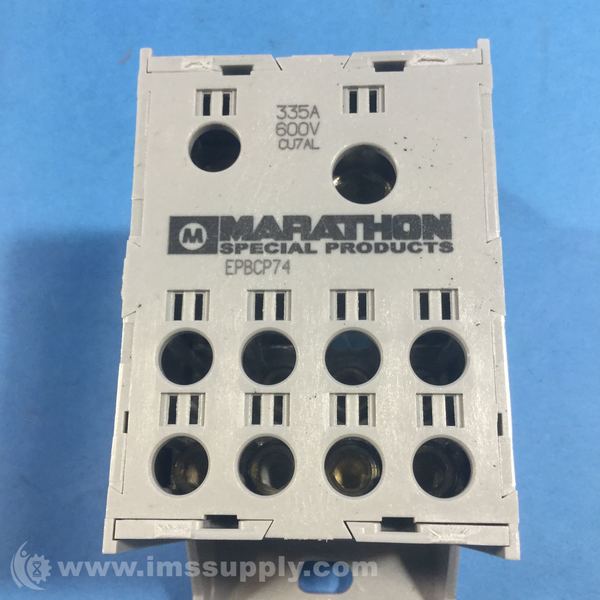 Marathon Special Products EPBCP74 Box of 3 Distribution Block - IMS Supply