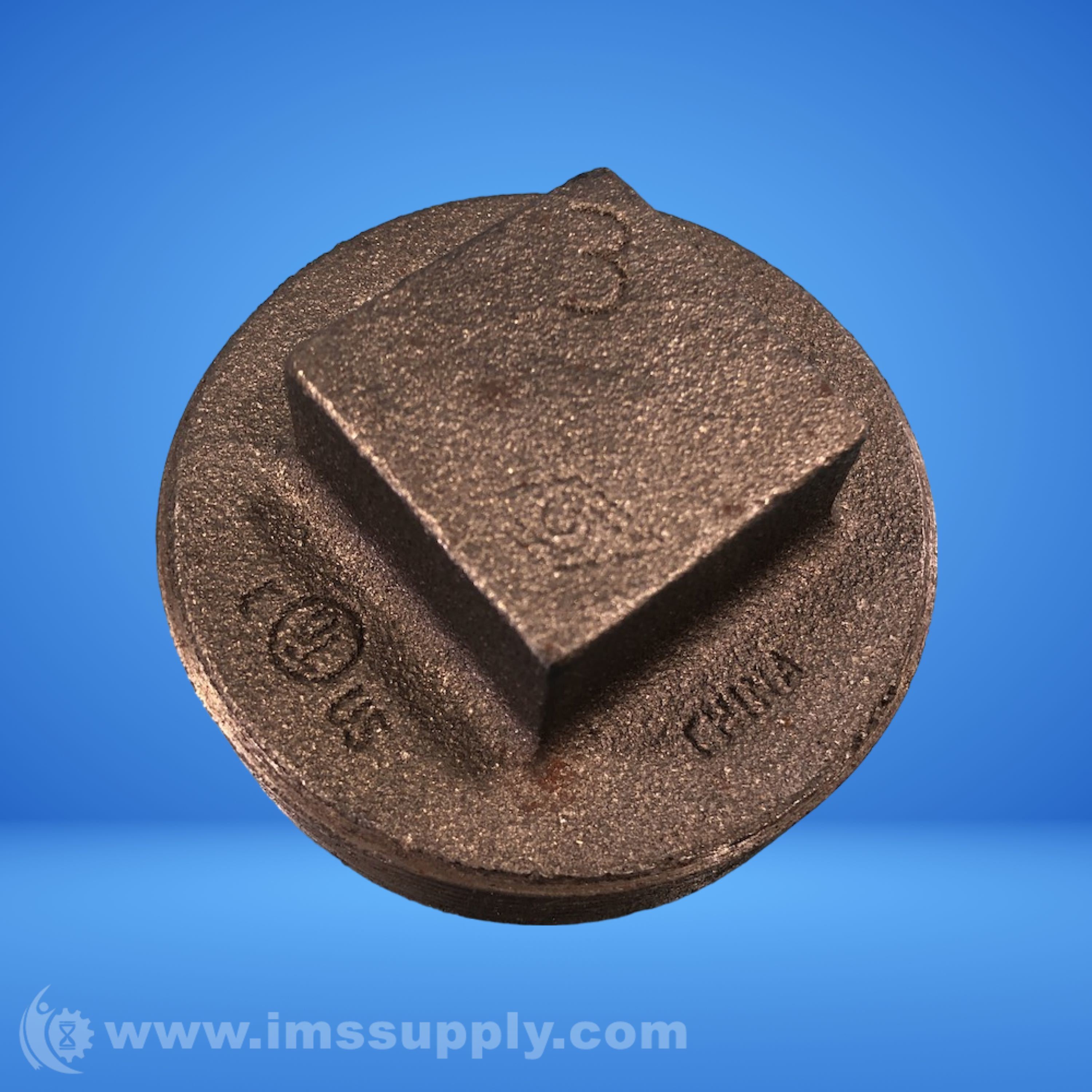 Worldwide Sourcing 3 Inch Threaded Iron Plug - IMS Supply
