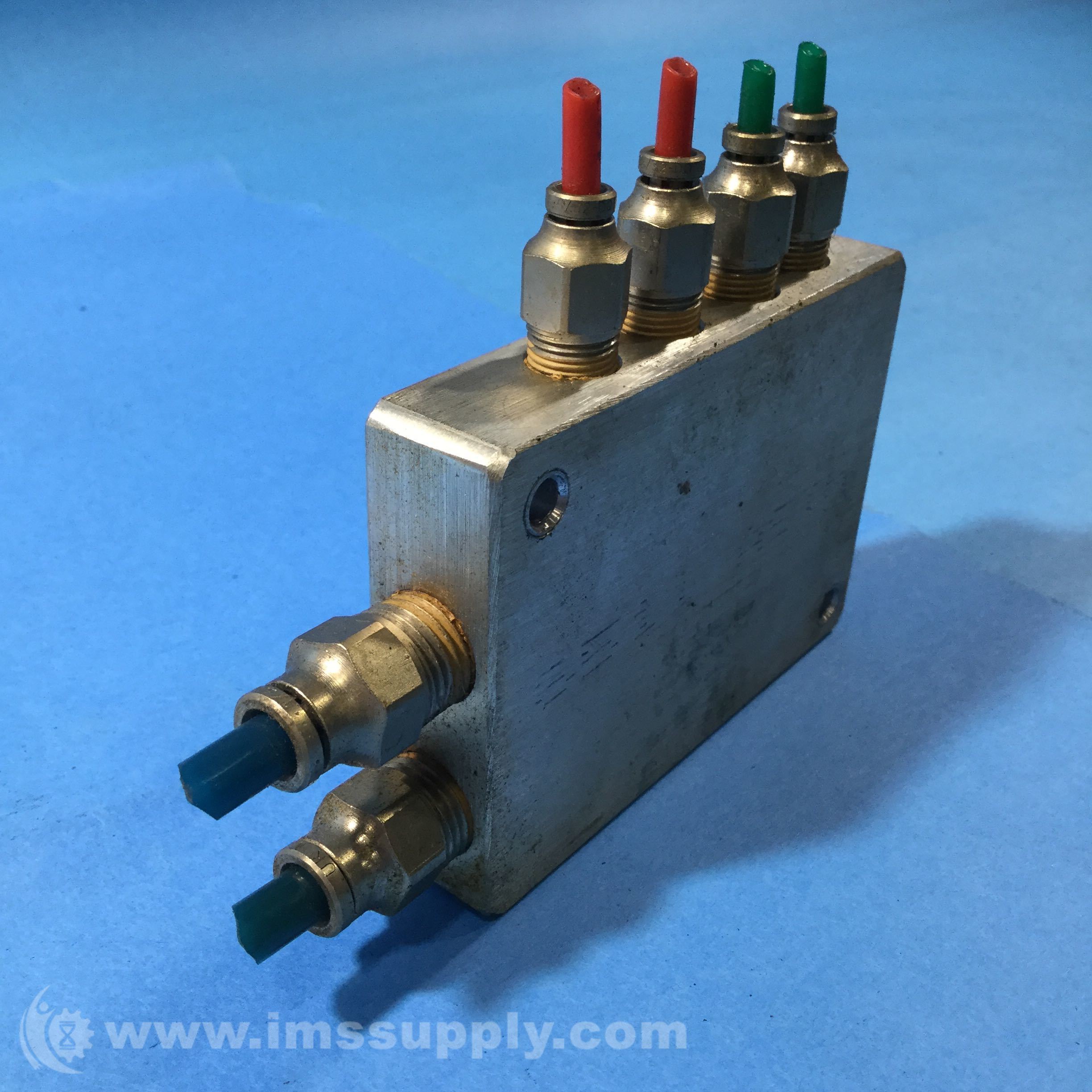 6 Port Pneumatic Manifold, with Push Quick Fittings - IMS Supply