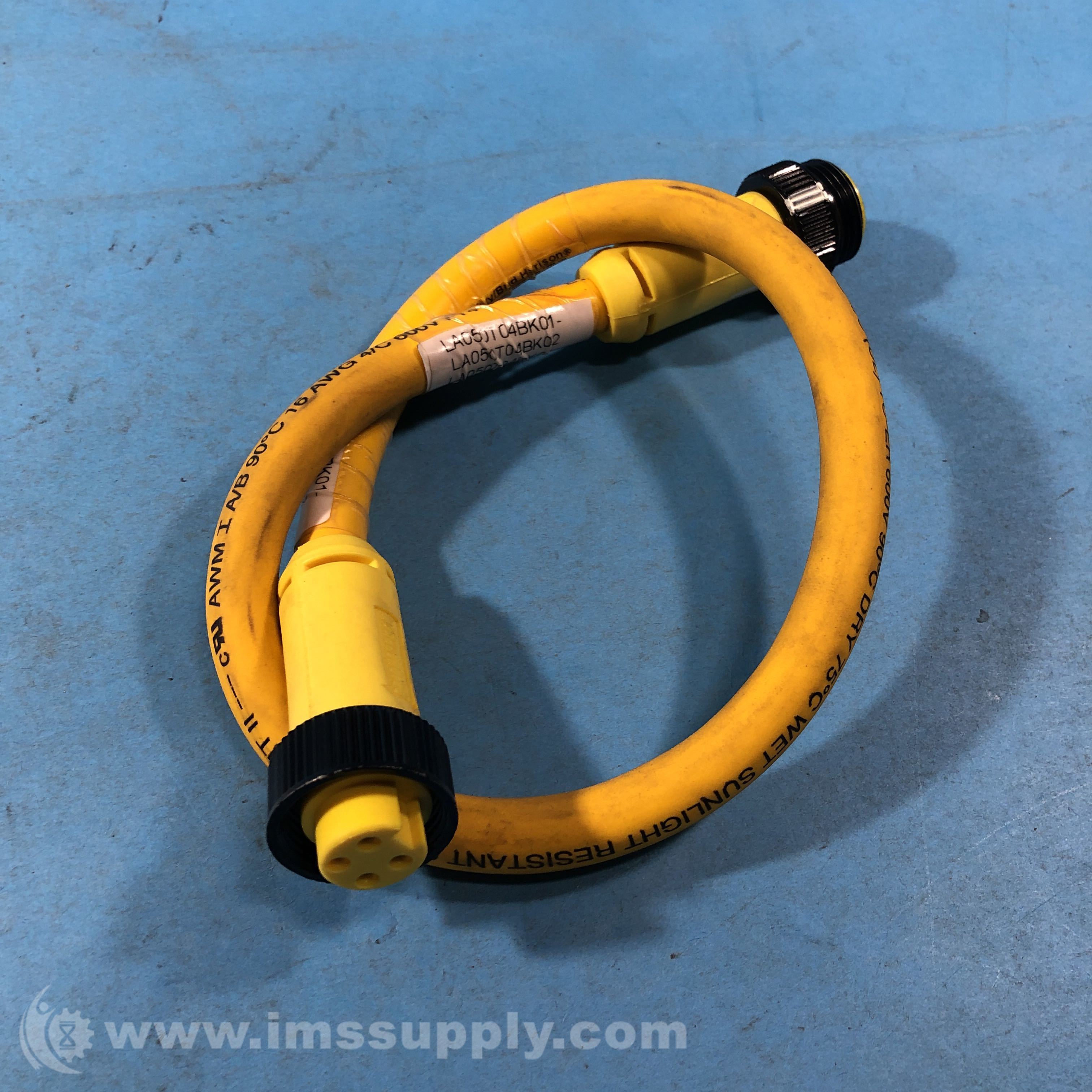 Woodhead Brad 11430K12M005 Mini-Change Double-Ended Cordset - IMS Supply