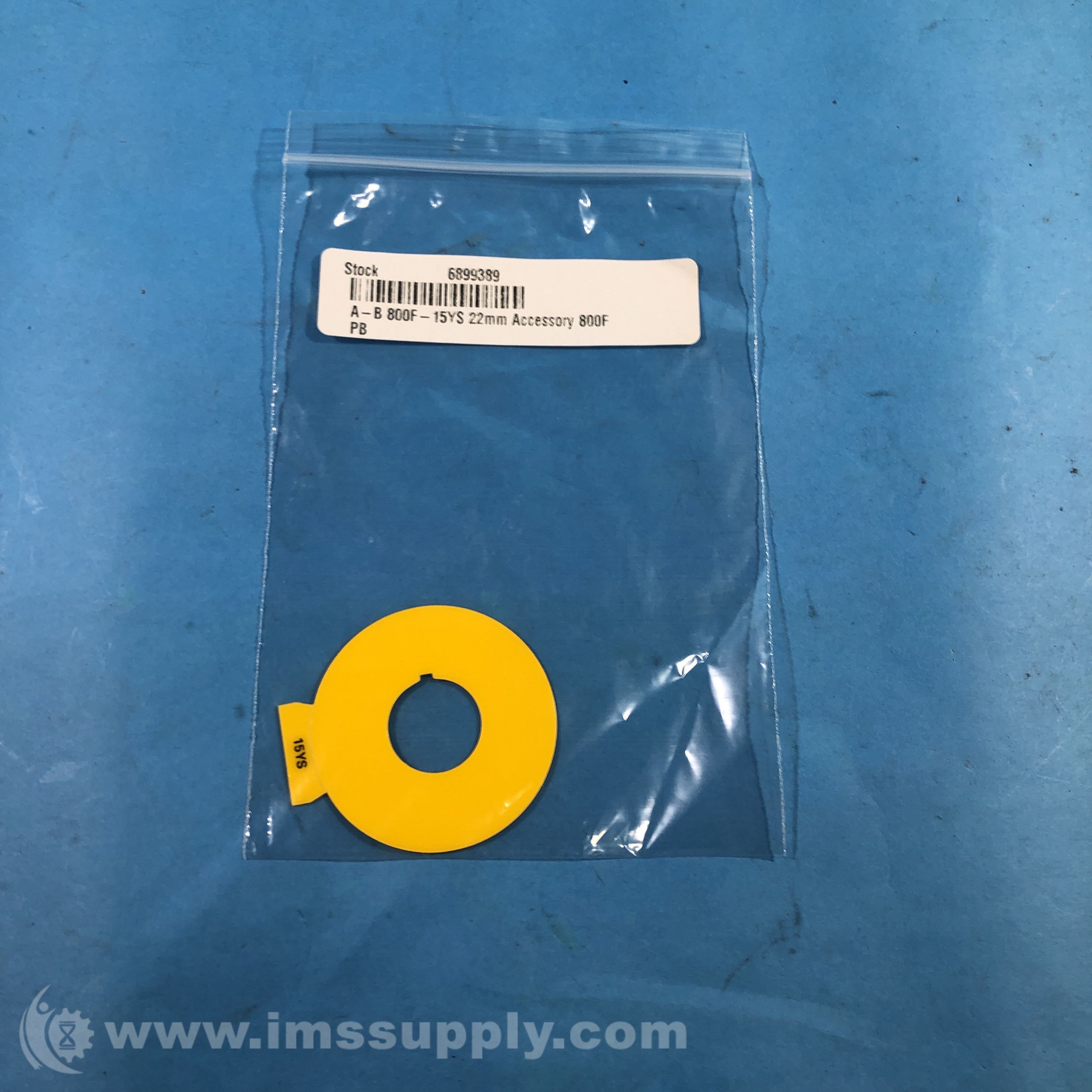 Allen Bradley 800F-15YS Accessory 22mm 800F PB Y - IMS Supply