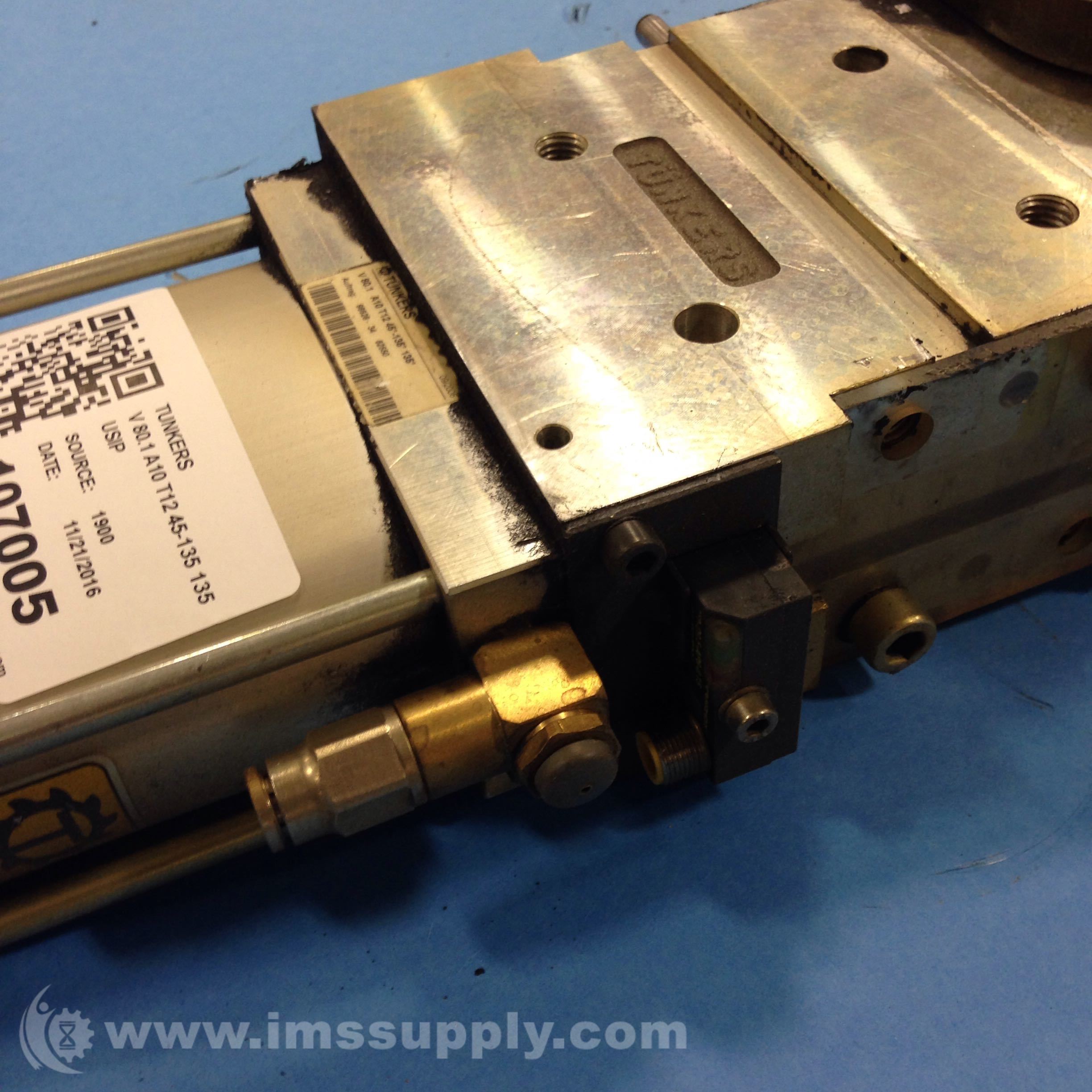 Tunkers V 80.1 A10 T12 45-135 135 Pneumatic Power Clamp - IMS Supply