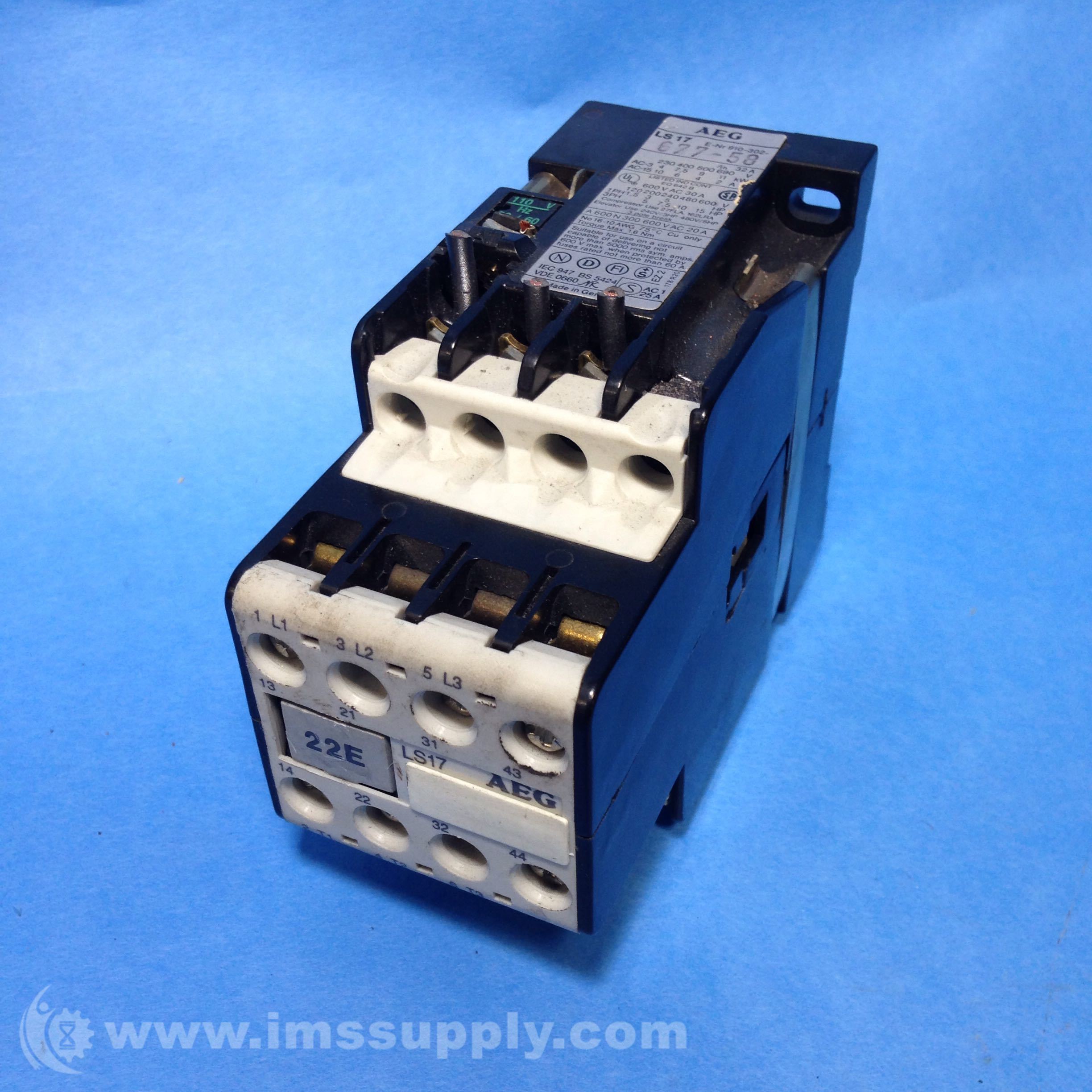 Aeg Motor Control LS-17 Contactor - IMS Supply