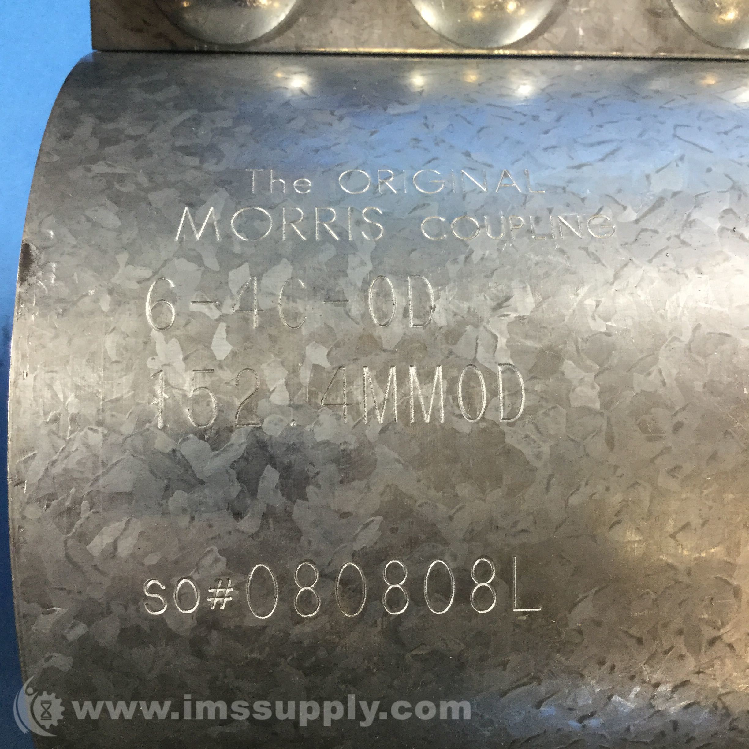 Morris Coupling 6-4COD Compression Coupling for Tubing and Pipe - IMS ...