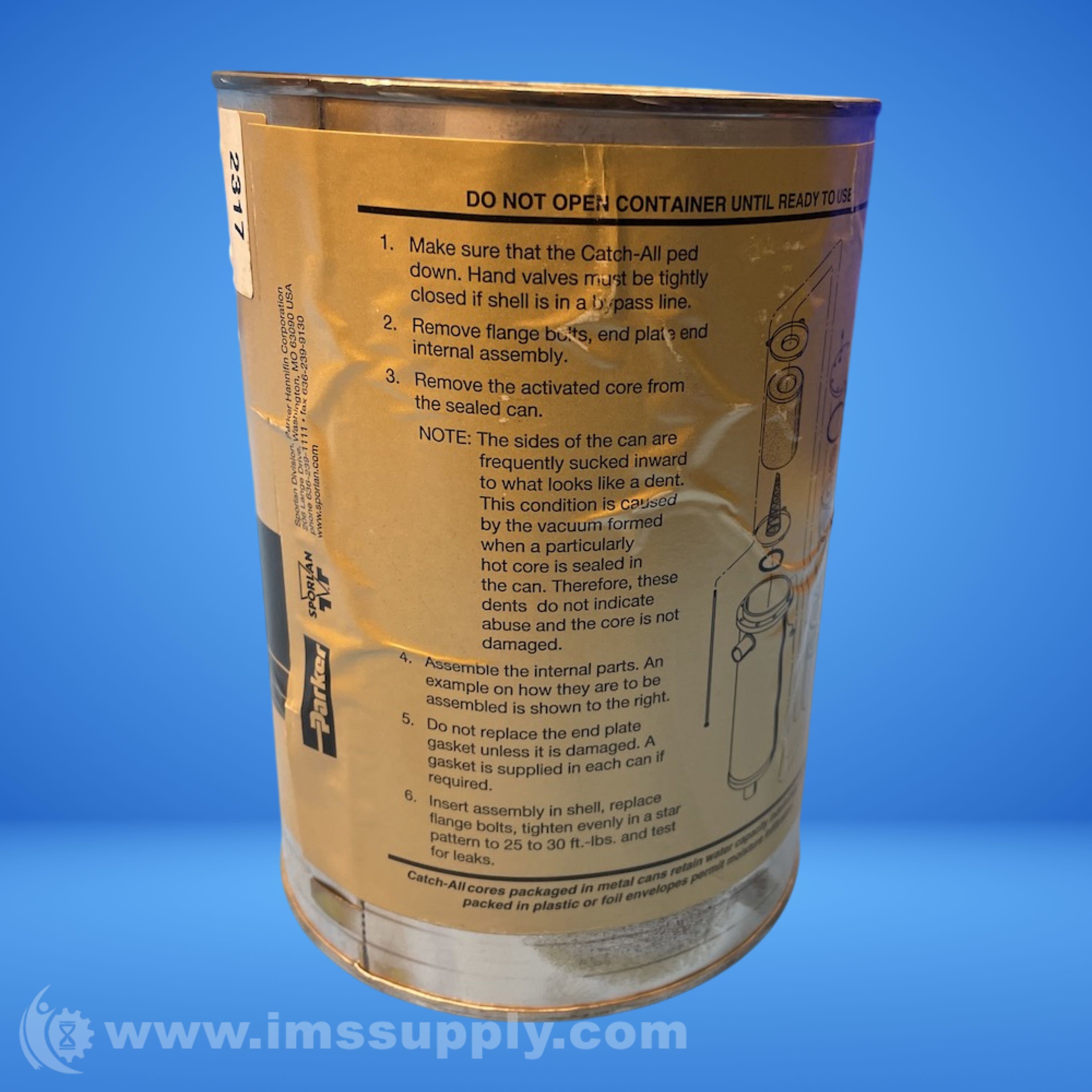 Catch All RCW-100 Filter Drier Core - IMS Supply