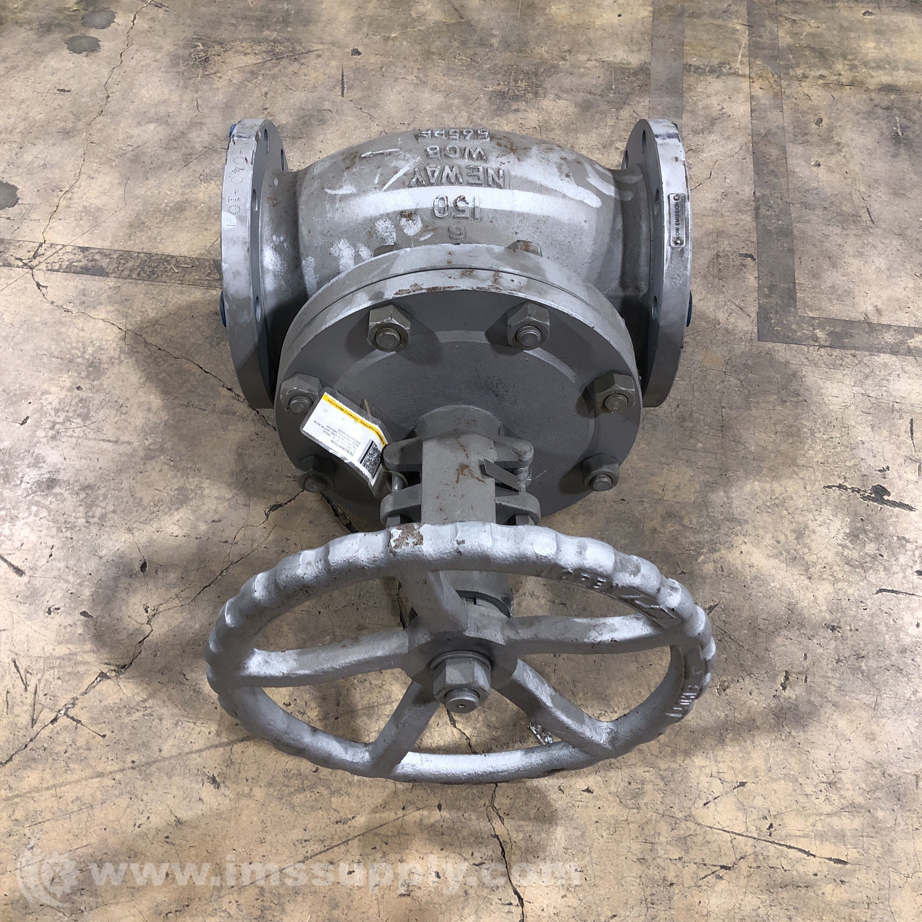 Neway Valve GL1RA8 Globe Valve, 6 inch - IMS Supply