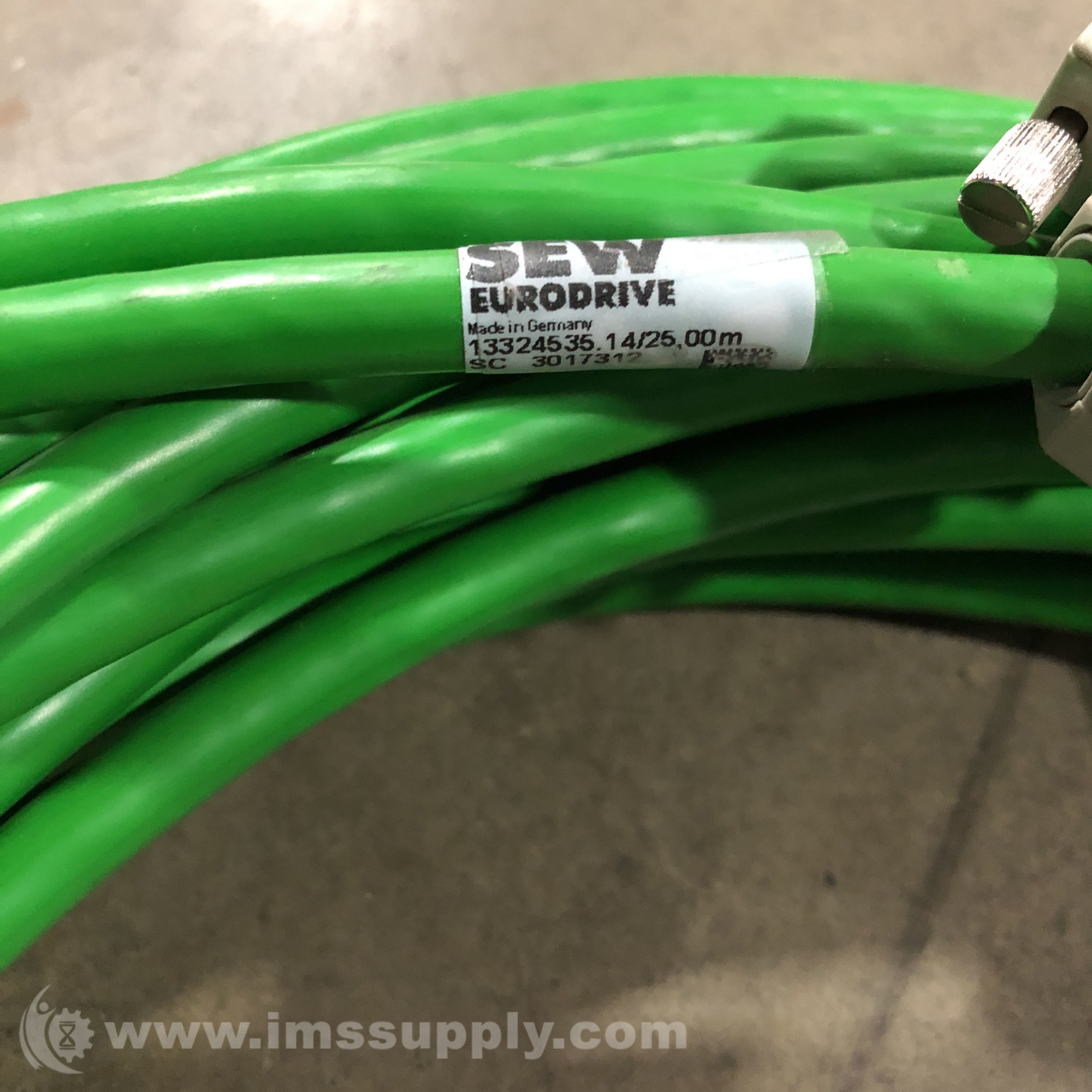 Sew Eurodrive 13324535.14 25M Green Encoder Cable - IMS Supply