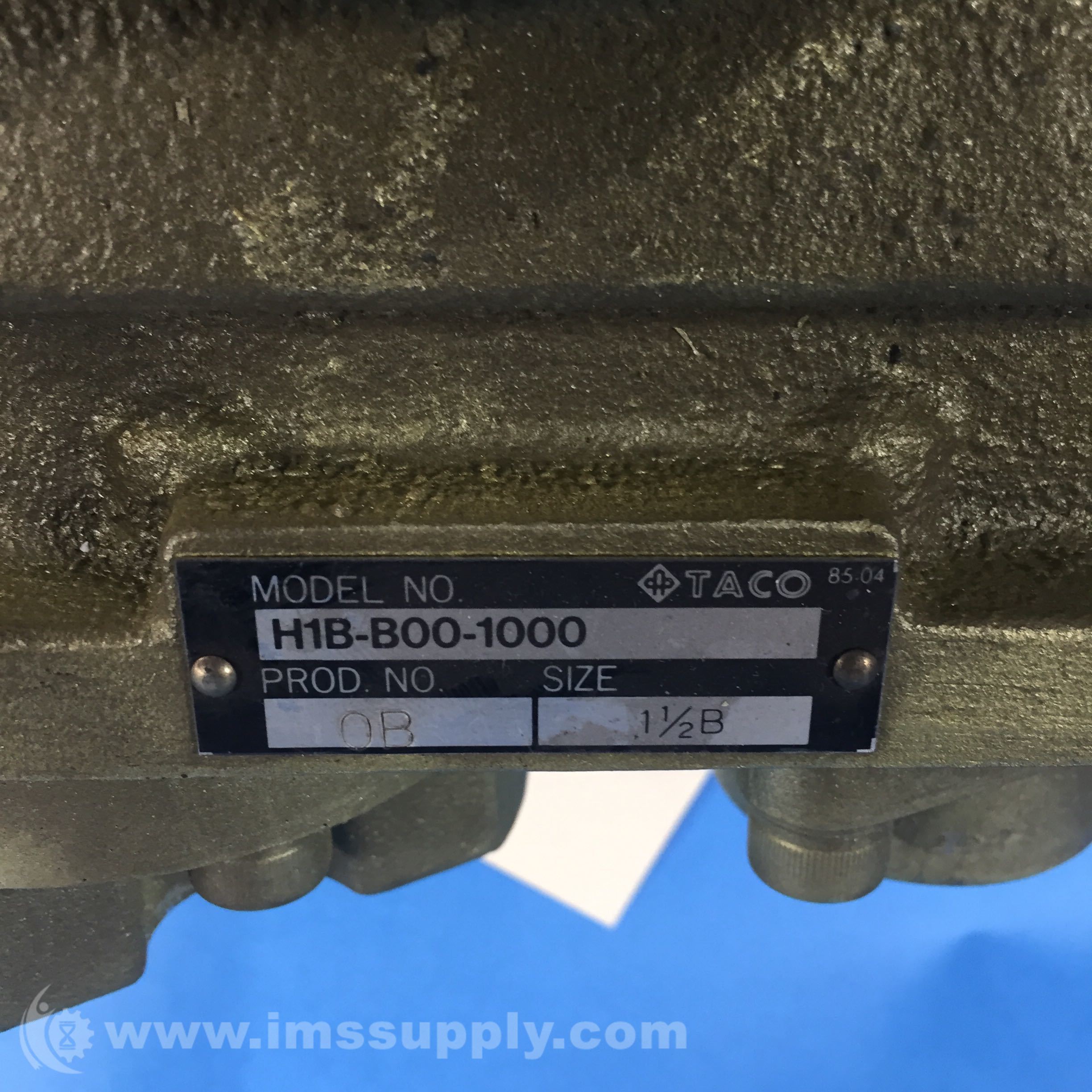 Taco H1B-B00-1000 Solenoid Valve - IMS Supply