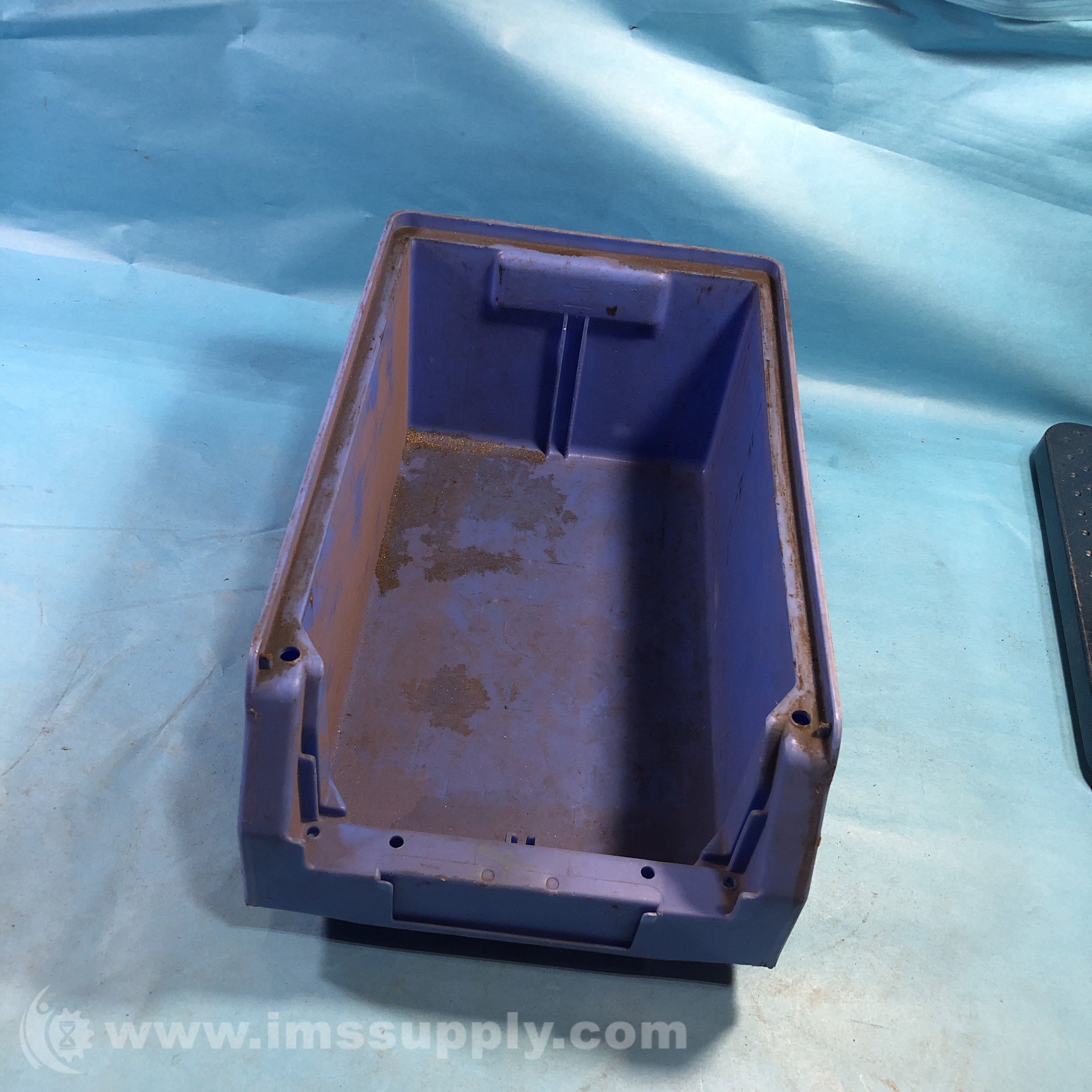 SSI Schaefer LF 321 GZW Blue Plastic Semi-Open Front Storage Bin - IMS ...