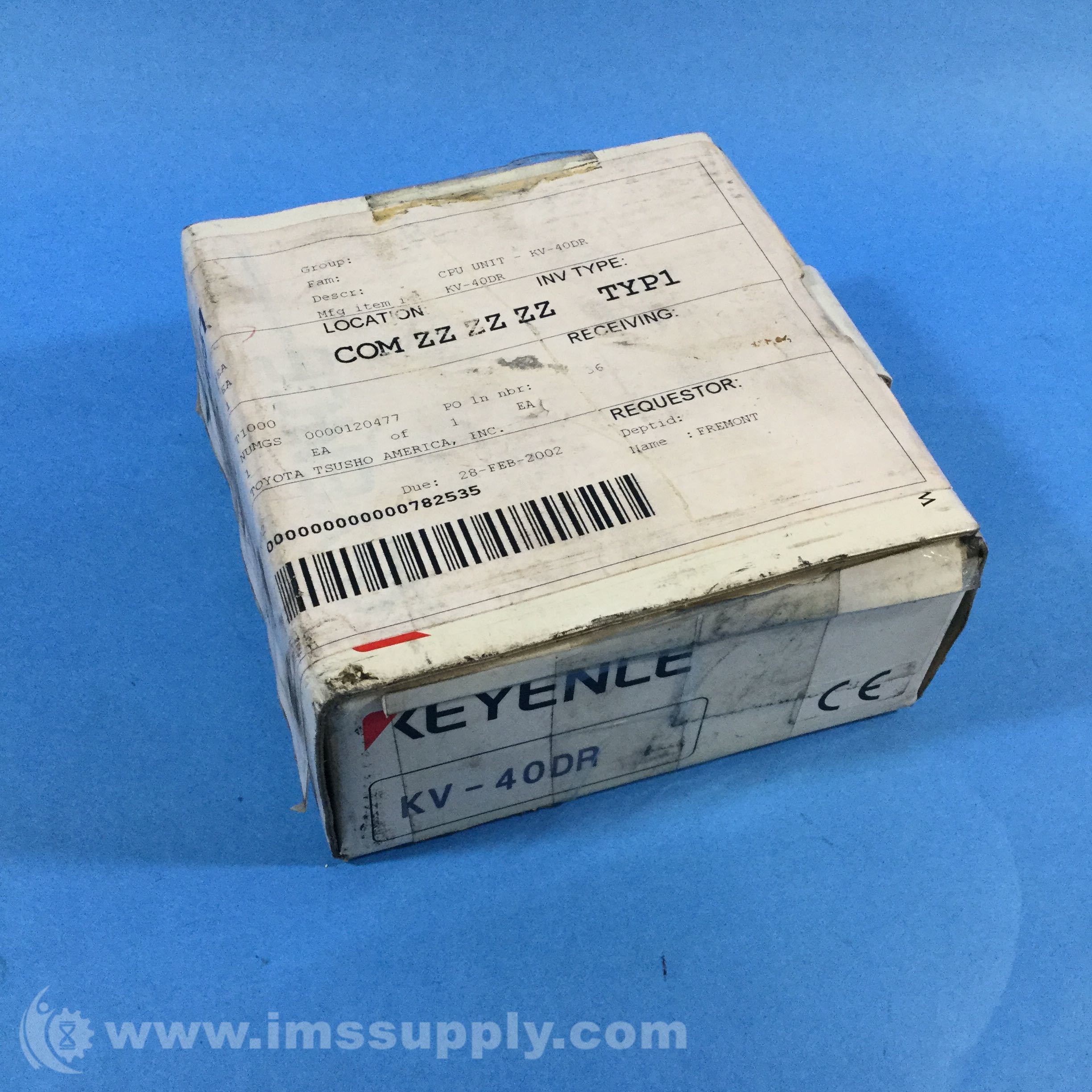 Keyence Corp KV-40DR KV Series, Relay Output PLC - IMS Supply