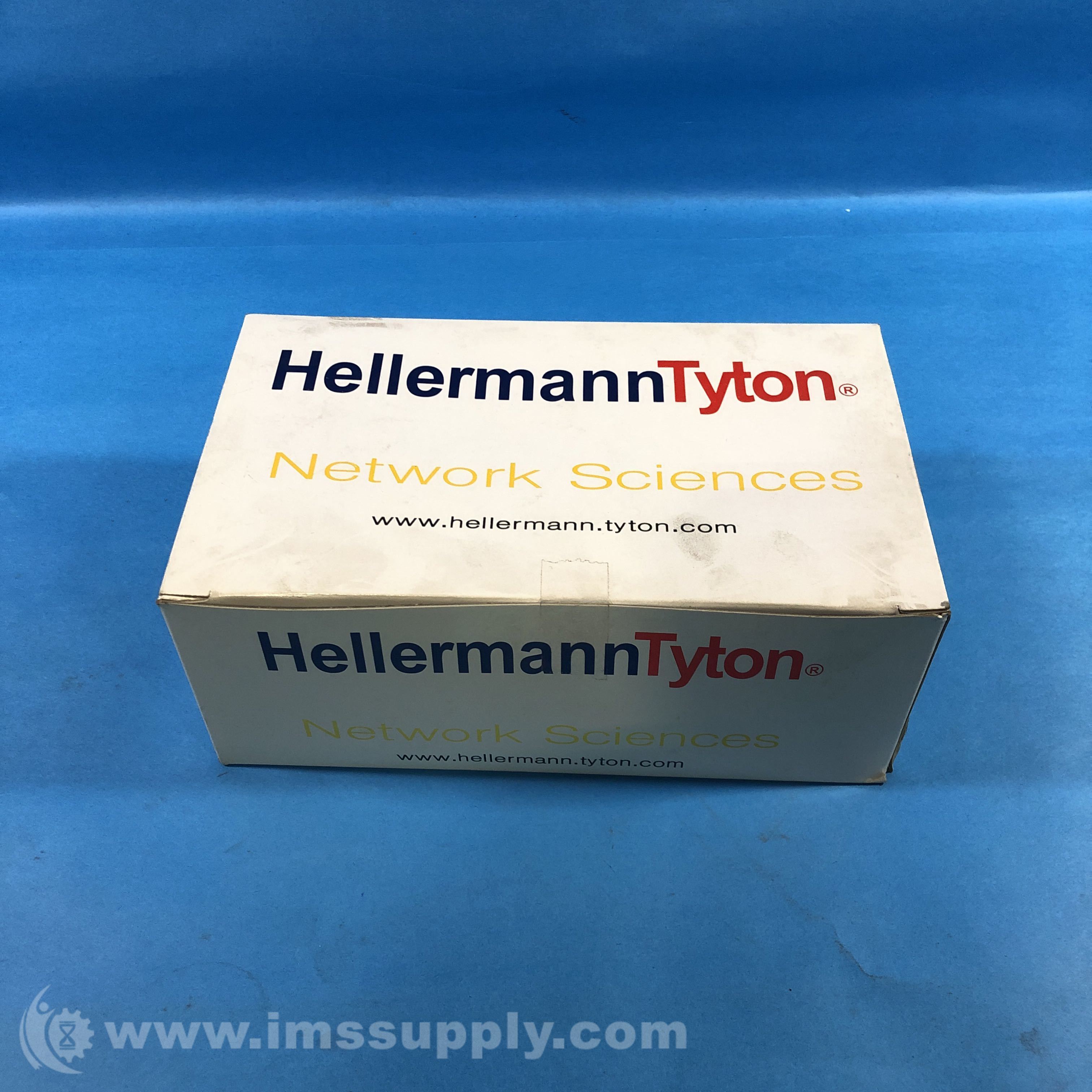 Hellermann Tyton FPTRIPLE-I Box of 10 Ivory Faceplates - IMS Supply