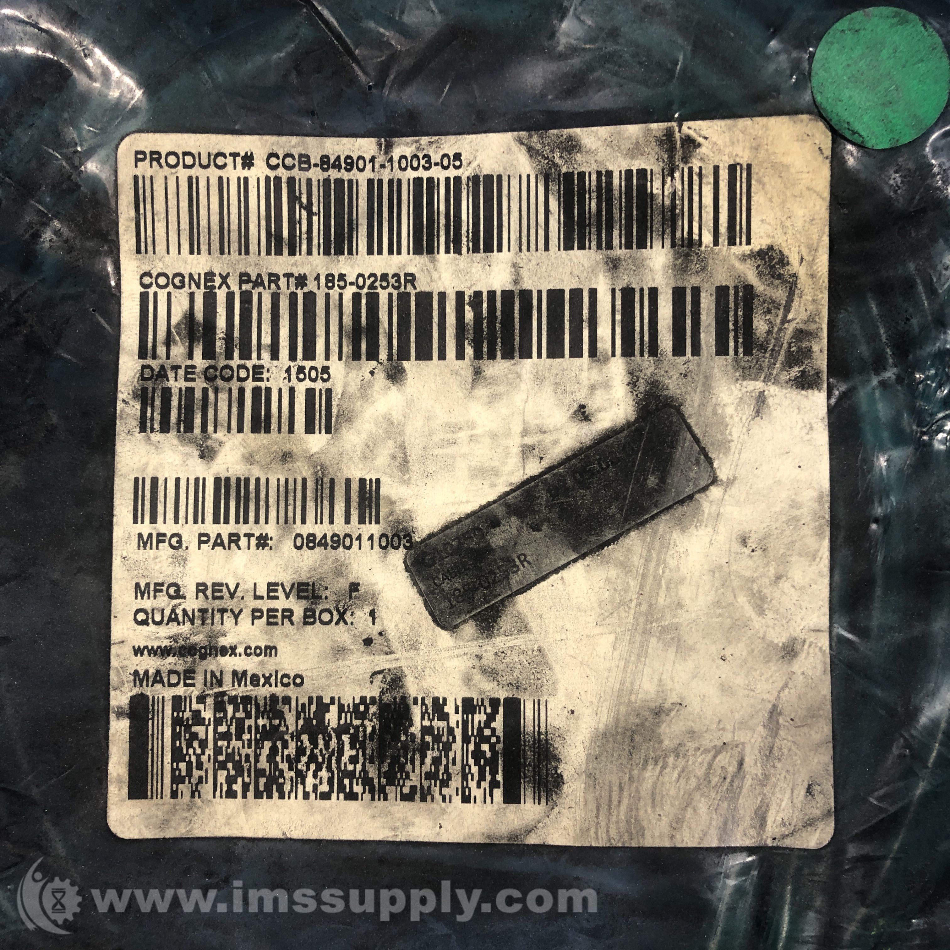 Cognex 185-0253R 15 FT Ethernet Cable - IMS Supply