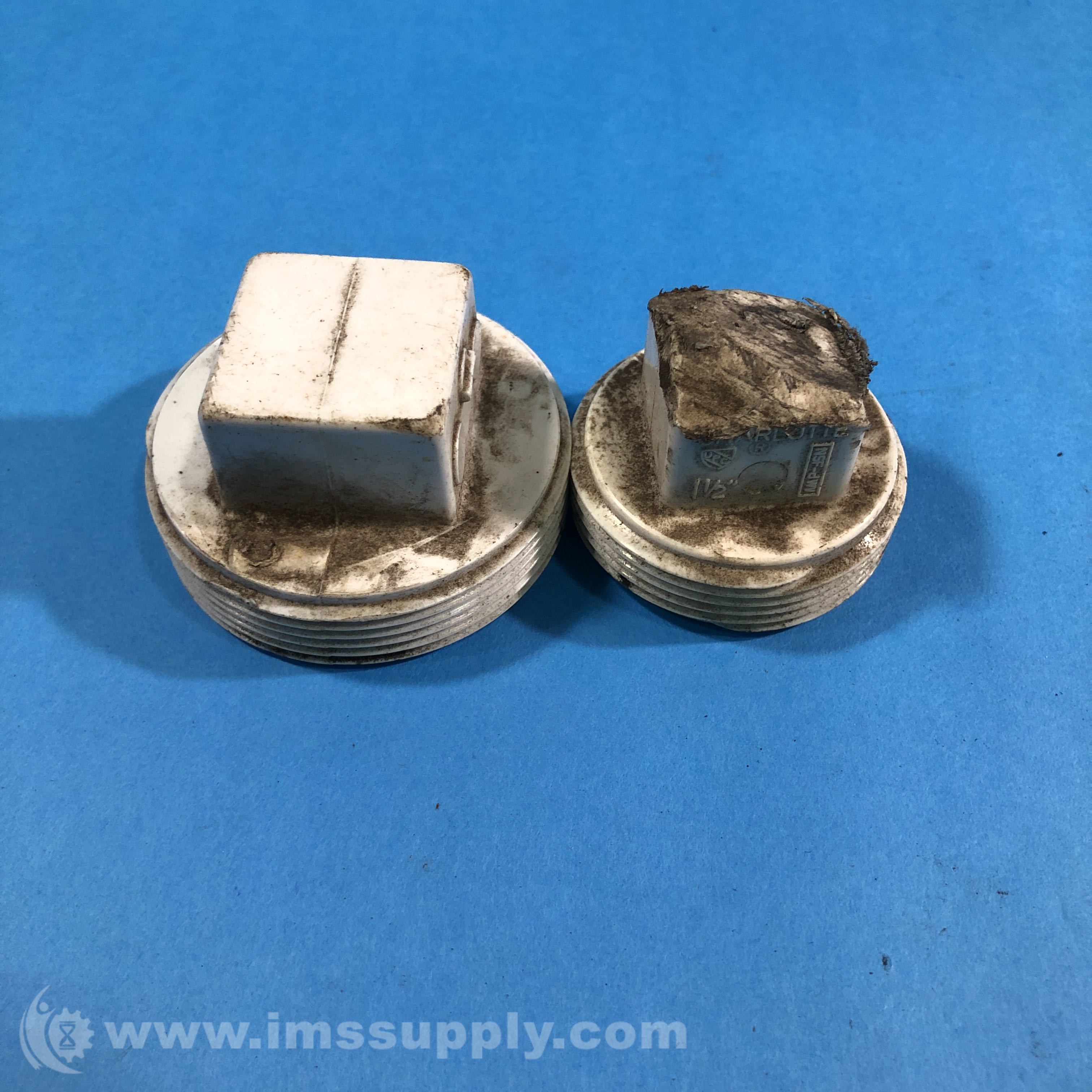 PVC Cleanout Plug, Pack of 2 - IMS Supply