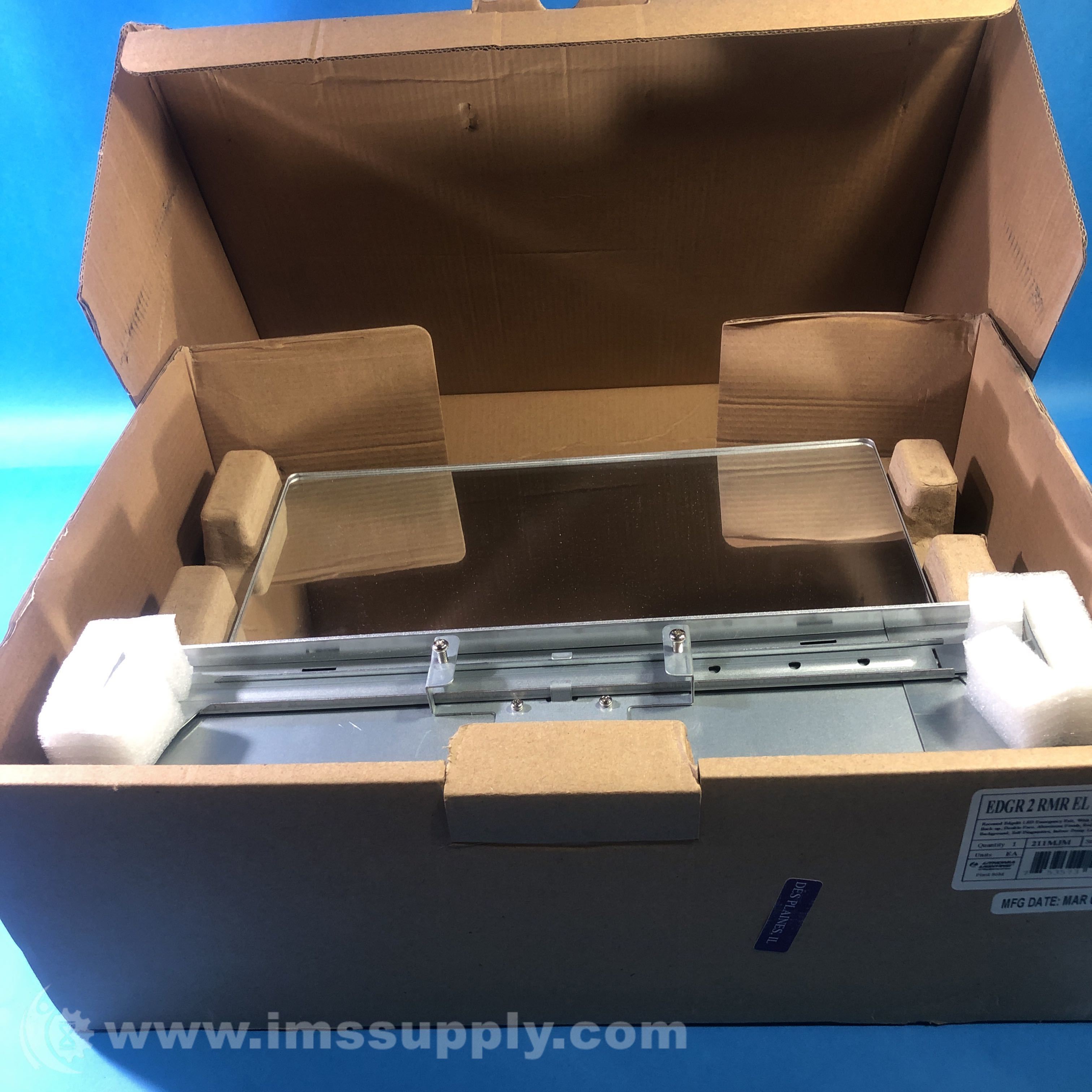 Lithonia Lighting EDGR 2 RMR EL SD M4 Mount Edge-Lit Exit - IMS Supply