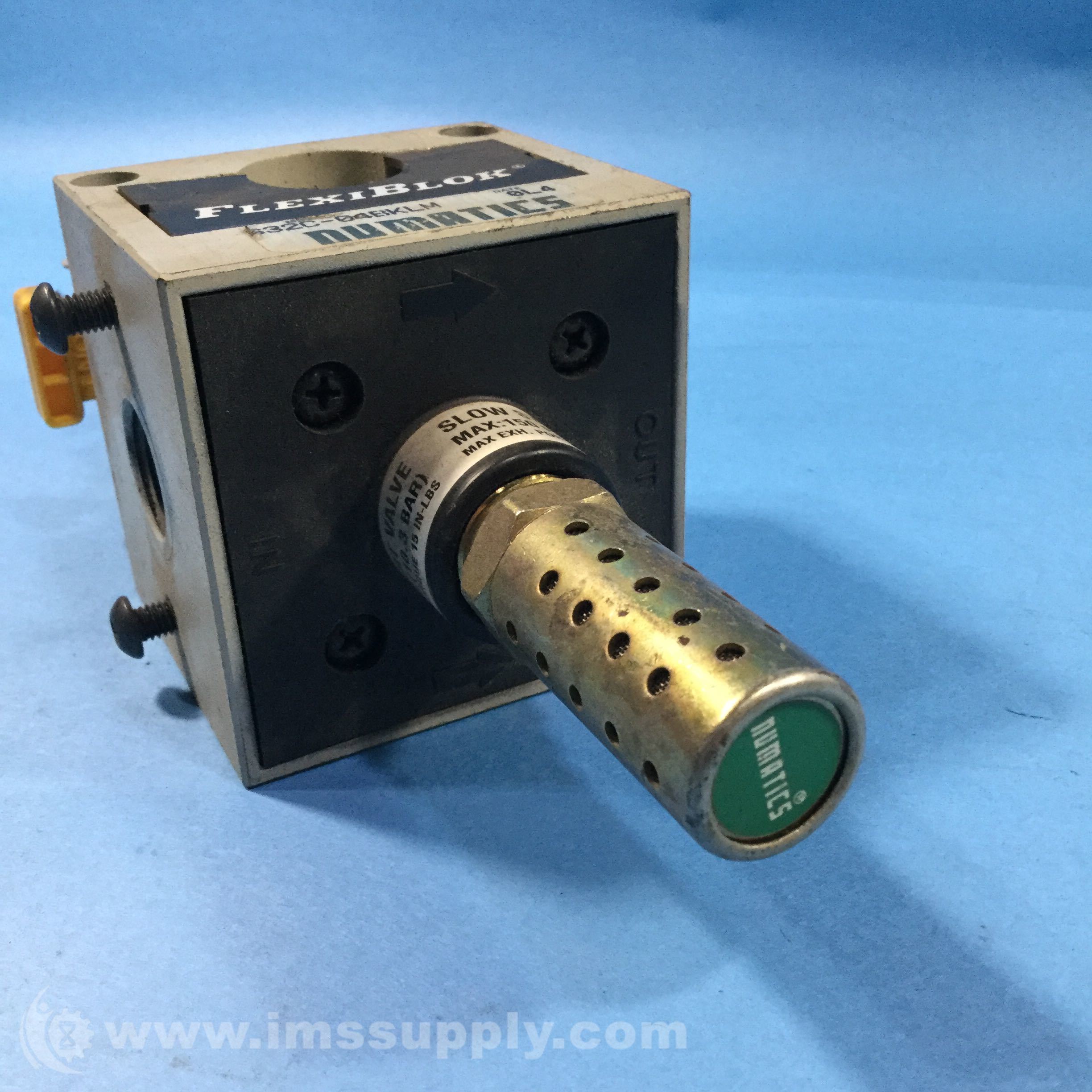 Numatics S32C-04BKLM Solenoid Slow Start Valve 150 PSI - IMS Supply