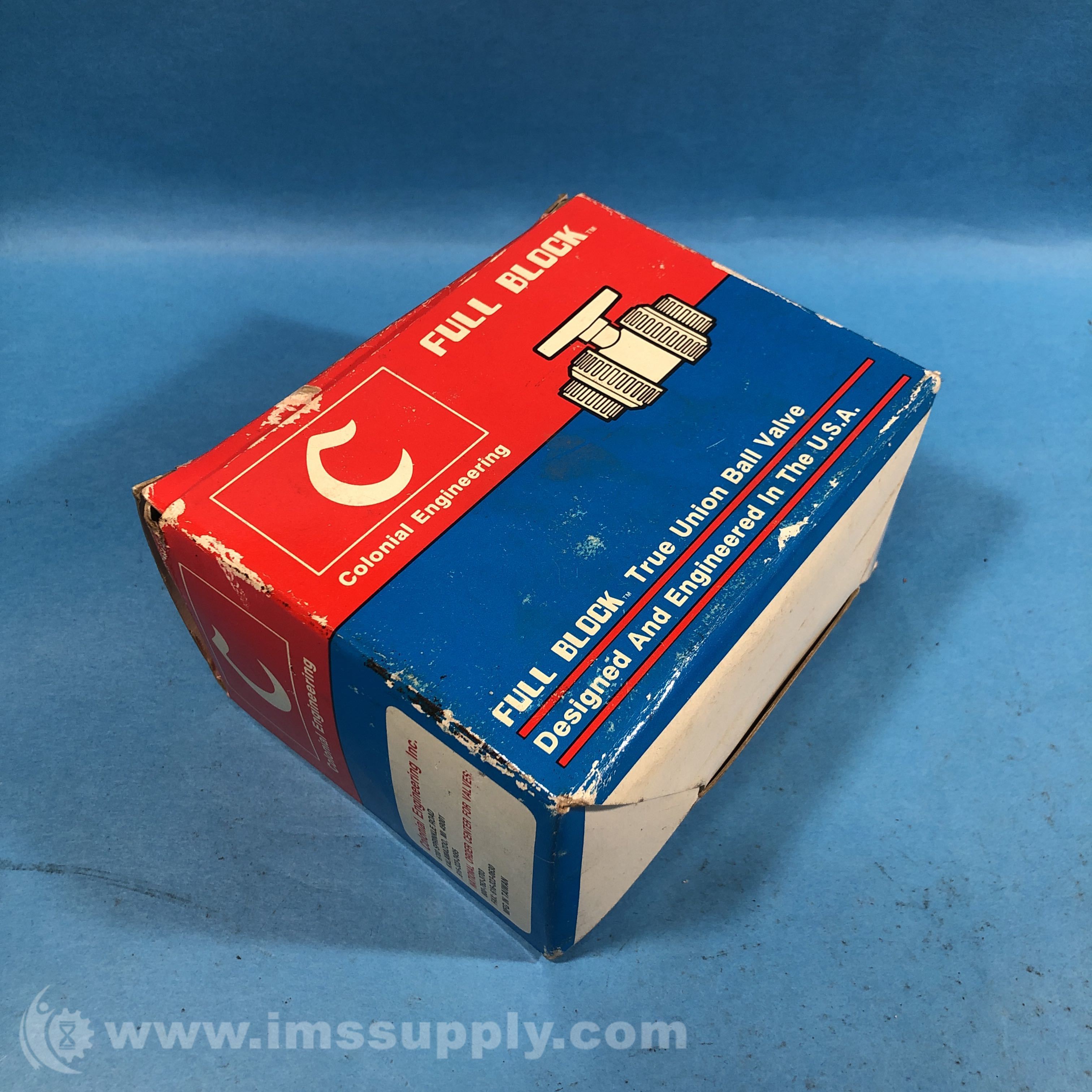 Colonial V10104N True Union Ball Valve CPVC 1" 235 P.S.I - IMS Supply