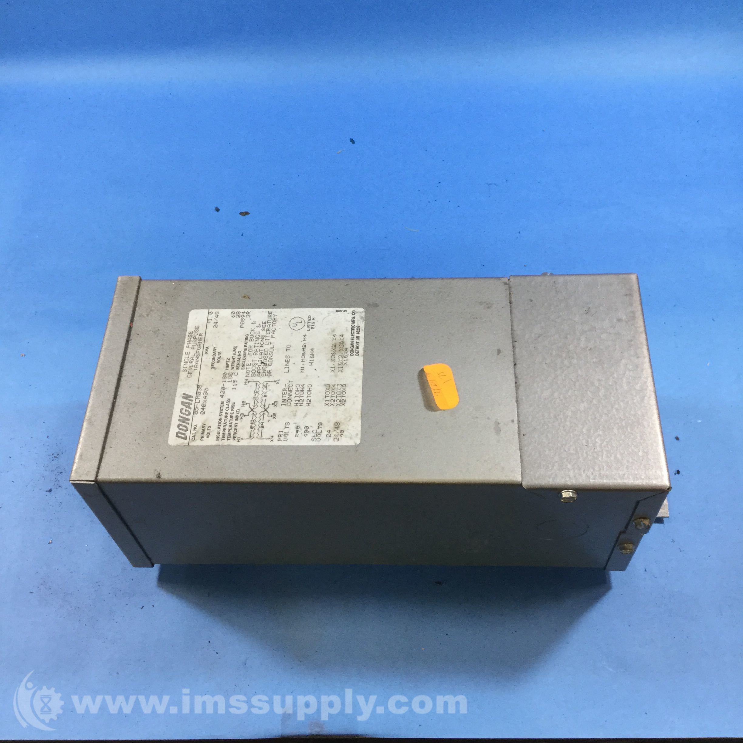 Dongan 85-LM035 Single Phase General Purpose Transformer - IMS Supply