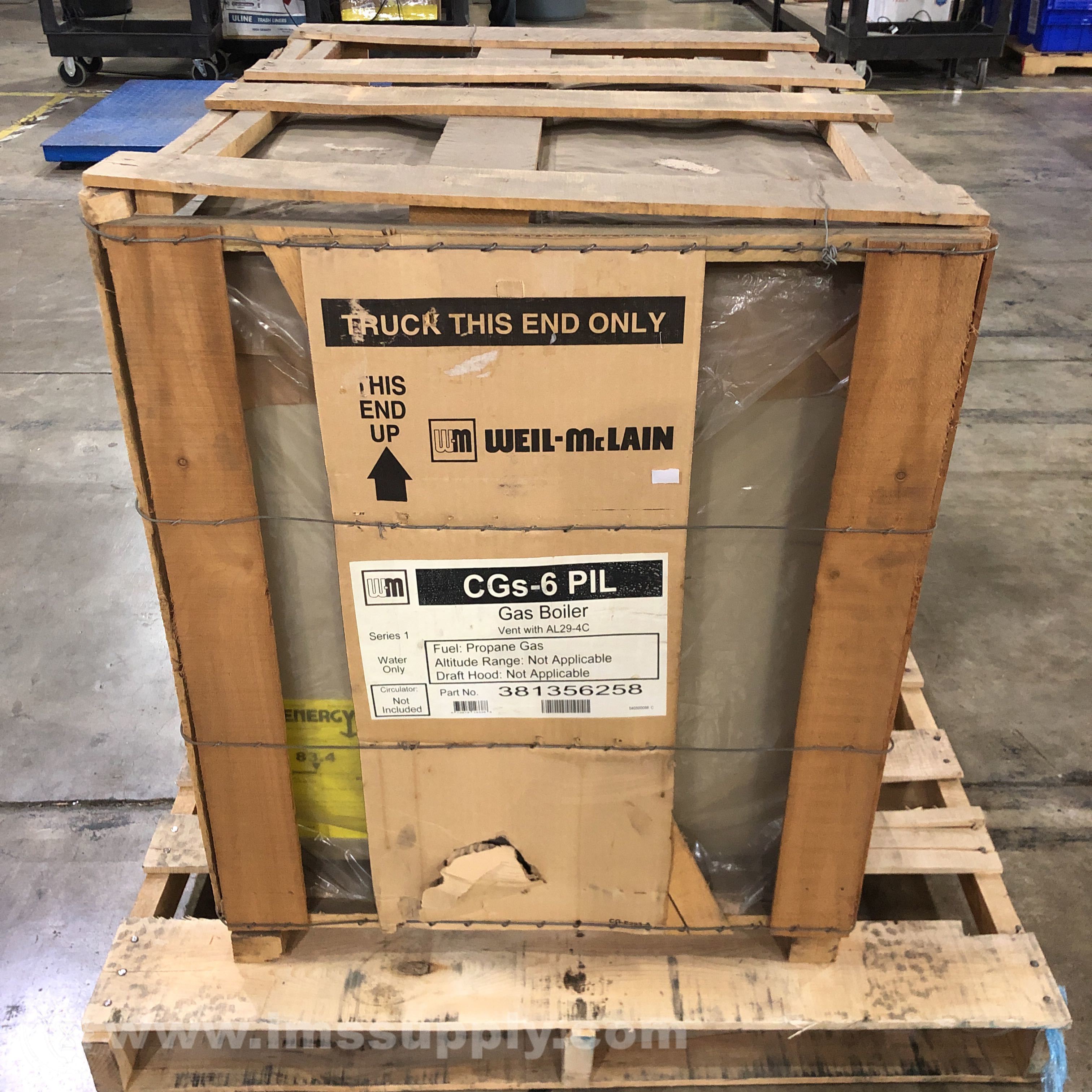 Weil Mclain CGs-6 PIL Propane Gas Boiler - IMS Supply