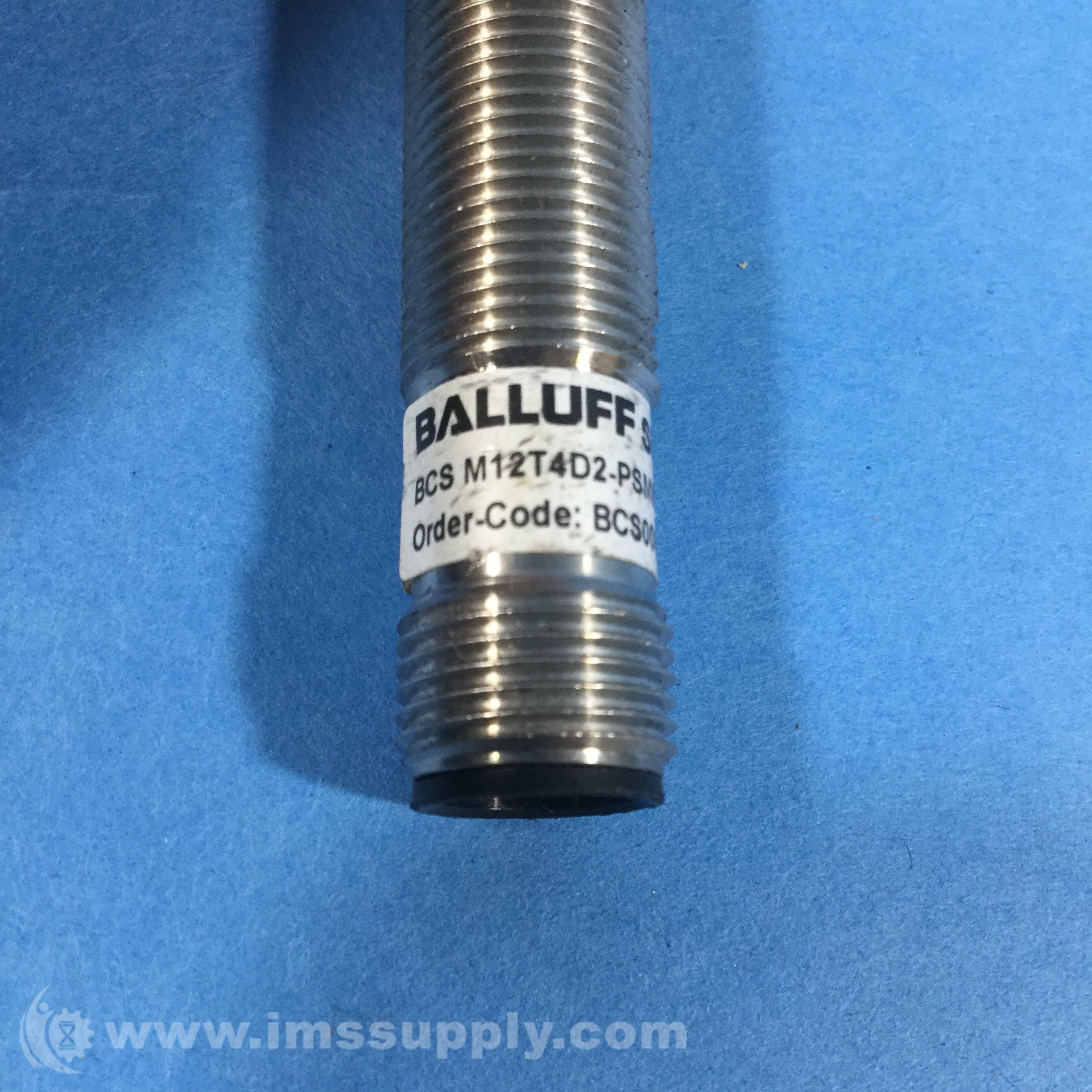 Balluff BCS M12T4D2-PSM80G-S04G Capacitive Sensor 8mm 12-35VDC - IMS Supply