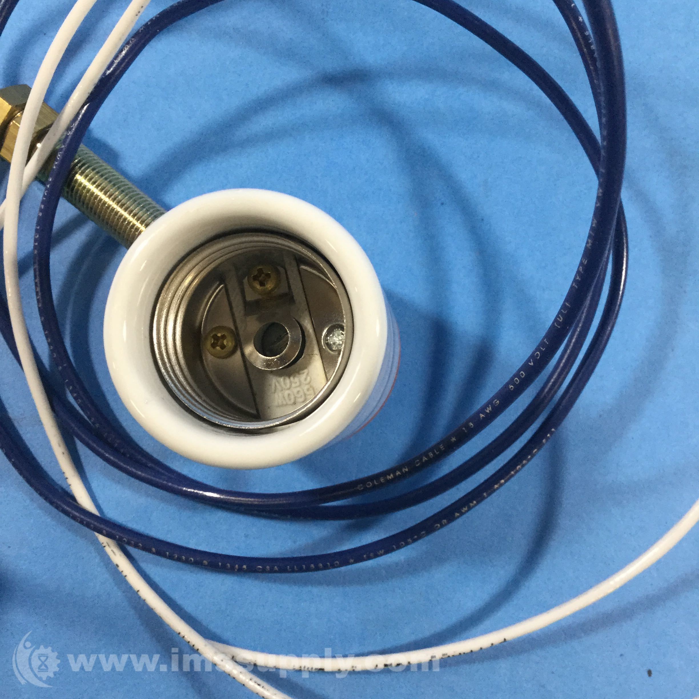 Leviton 10091 Porcelain Side Outlet Lamp Holder Light Socket - IMS Supply