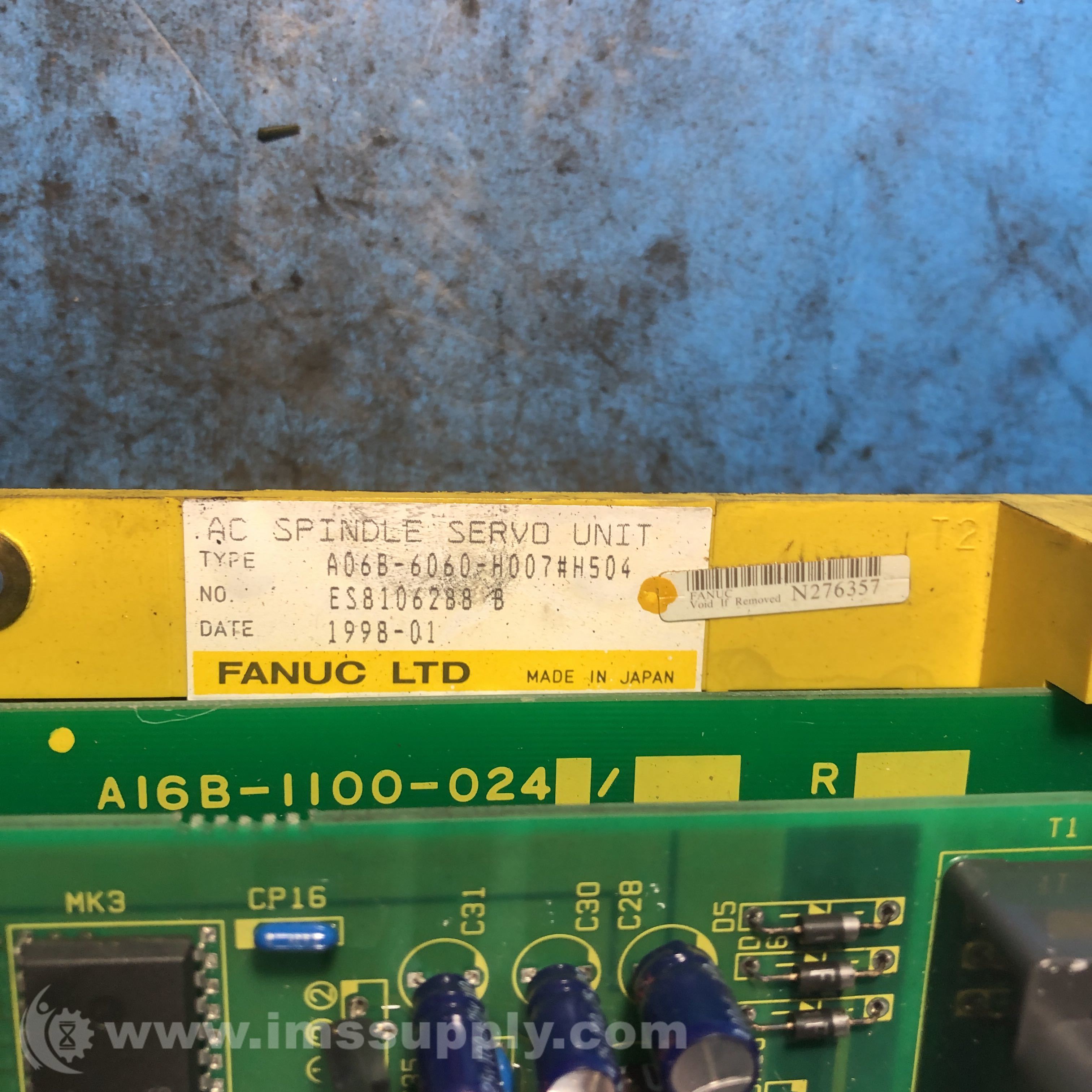 Fanuc A06B-6060-H007#H504 AC Spindle Servo Unit - IMS Supply