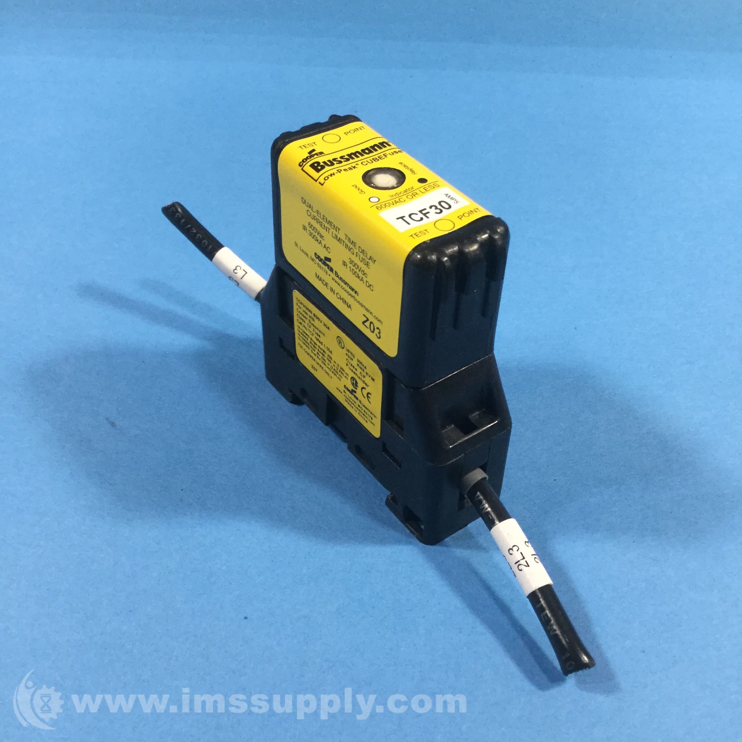 Cooper Bussmann TCF30 Fuse, Time Delay, TCF Series, 30A - IMS Supply