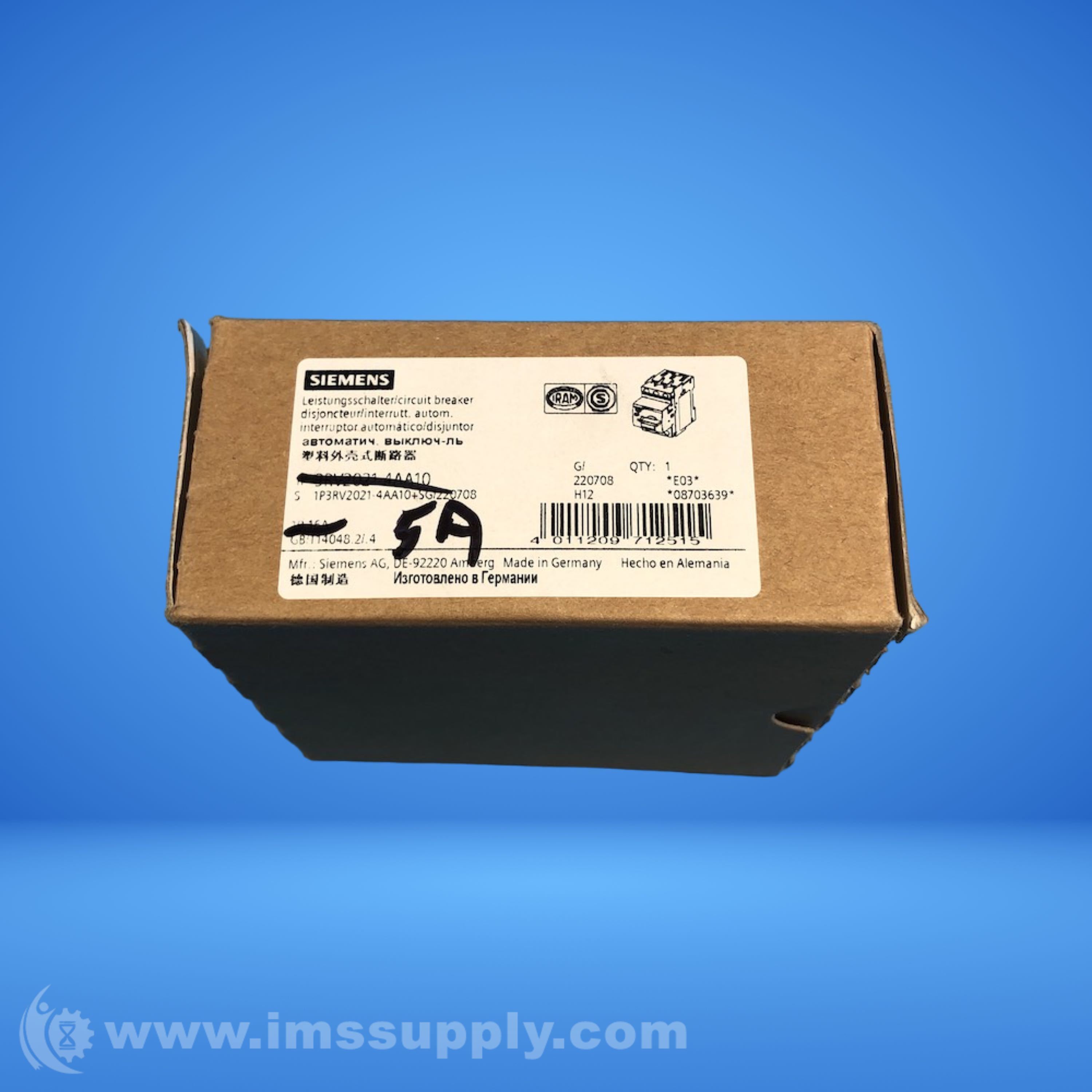 Siemens DMT 02 ATEX F 001 Circuit Breaker - IMS Supply