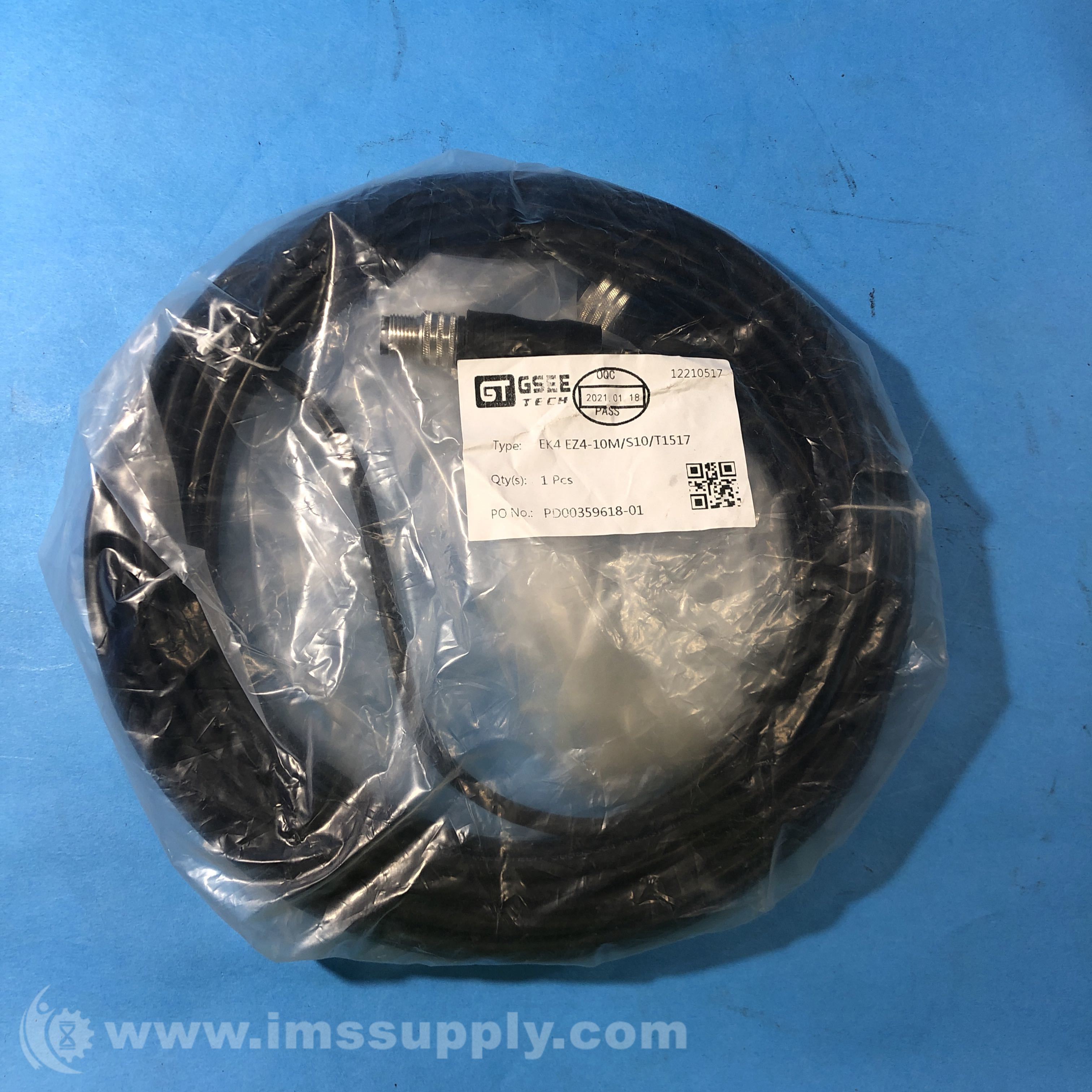 Gsee-Tech EK4-EZ4-10M/S10/T1517 Double Ended Cordset - IMS Supply