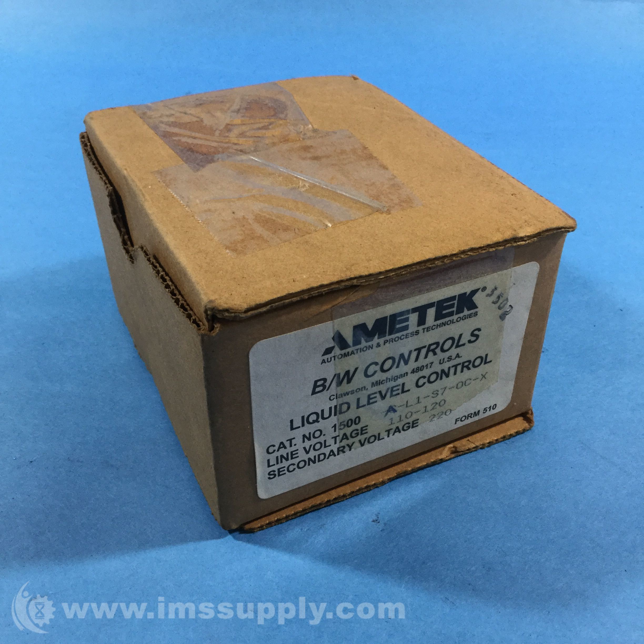 Ametek 1500-A-L1-S7 Liquid Level Control Relay - IMS Supply