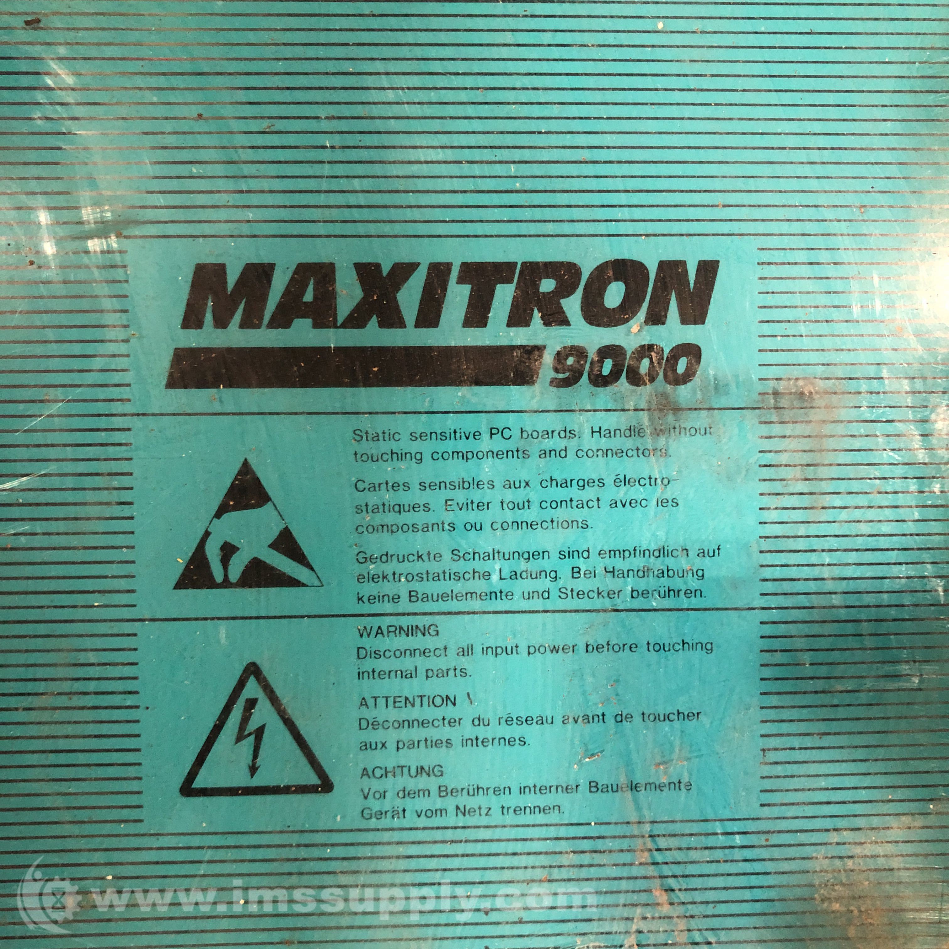 Reliance Elec. MAXITRON S6R 9009 3-phase AC/DC Regenerative drive - IMS ...