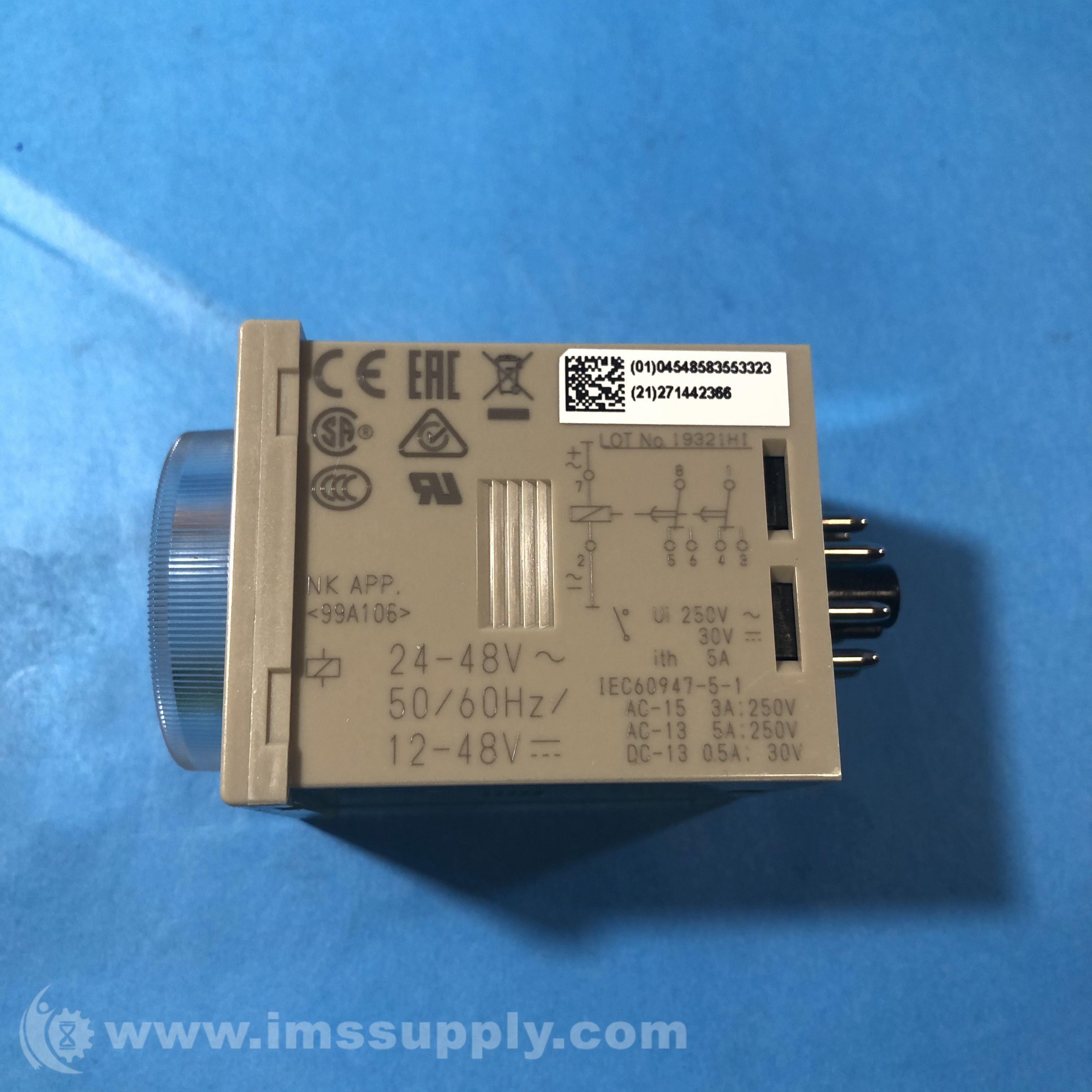 Omron H3CR-A8 Analog Solid State Timers - IMS Supply