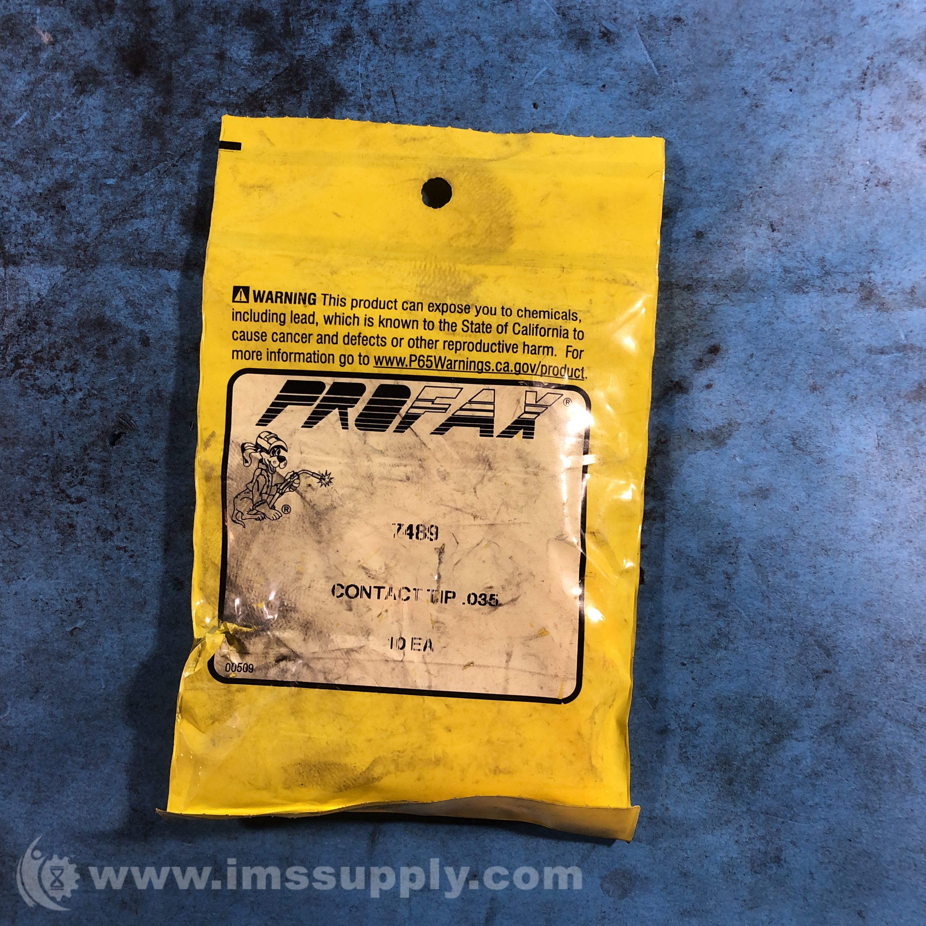 Profax 7489 Pack of 10 Contact Tips, .035 (.9mm) - IMS Supply