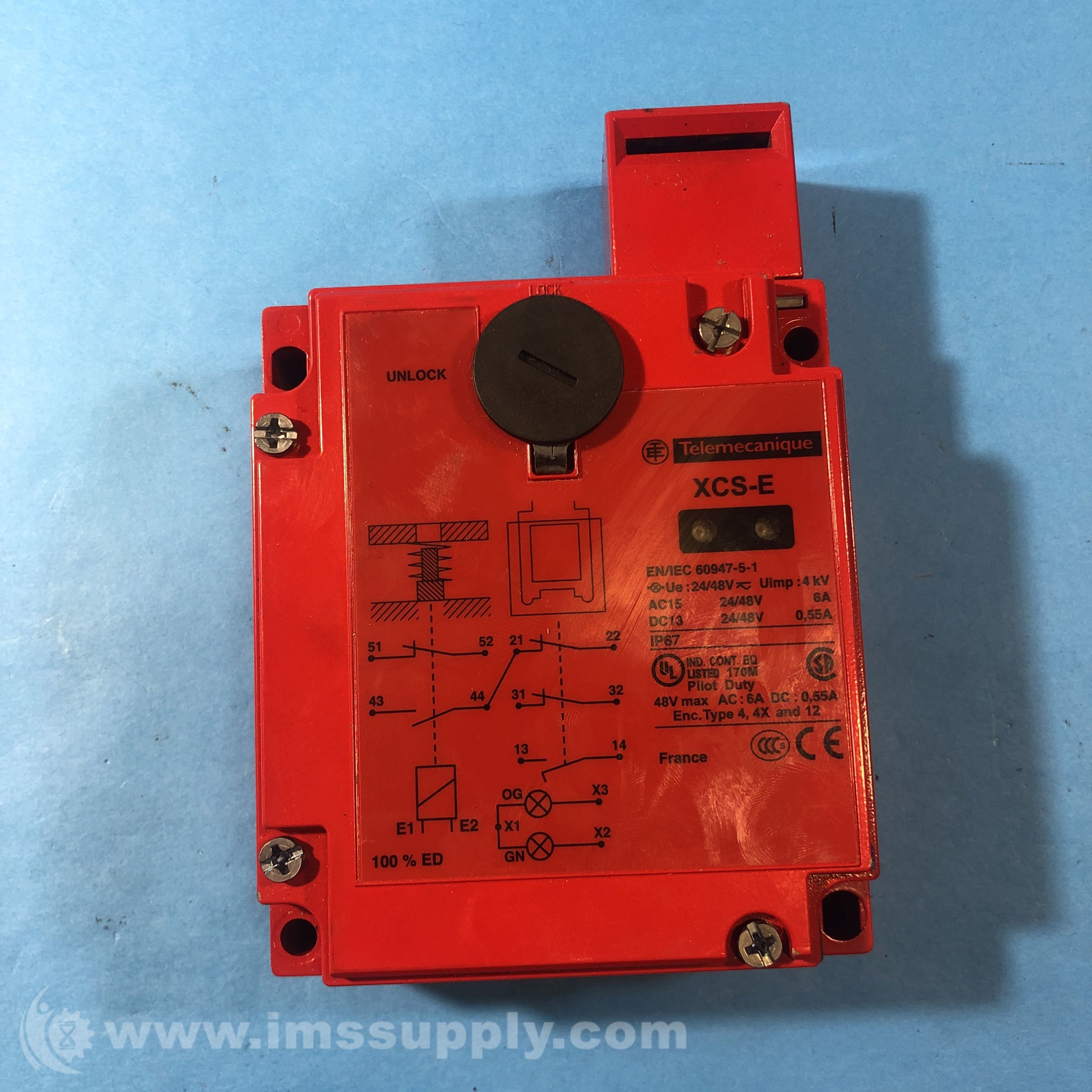 Telemecanique XCS-E Solenoid Interlock Switch - IMS Supply