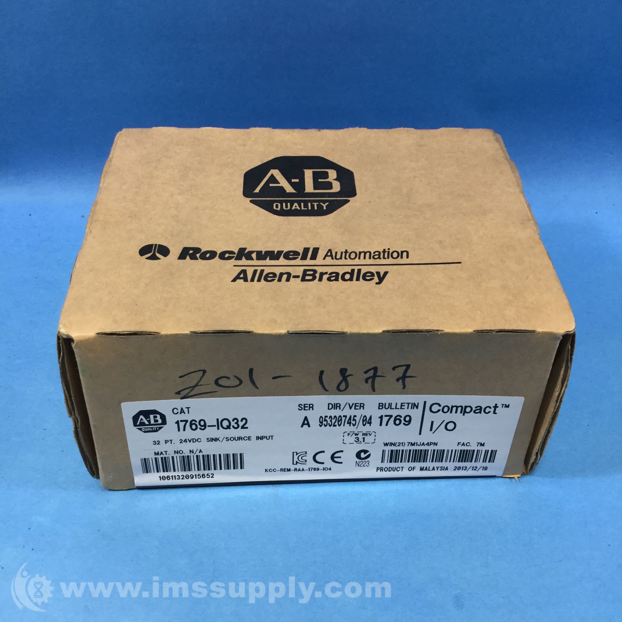 Allen Bradley 1769-IQ32 CompactLogix 32 Channel Discrete Input Module ...