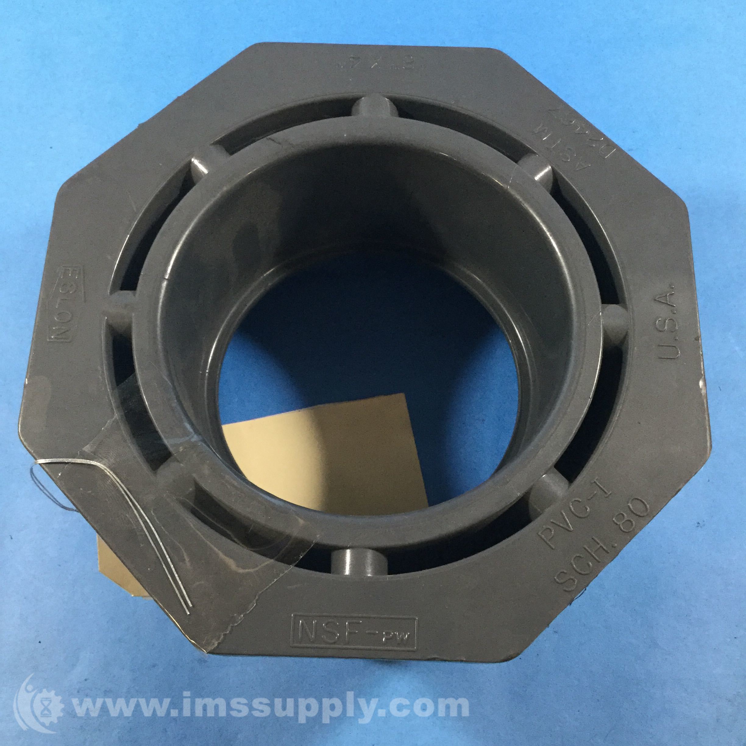 Eslon 6 X 4 Sch80 PVC One Piece Flange Pipe Fitting - IMS Supply
