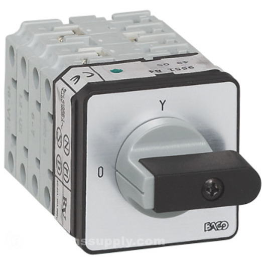 Baco Controls TZ51BQ1 PR21 20A 1-Speed Cam Switch, 8-Contacts - IMS Supply
