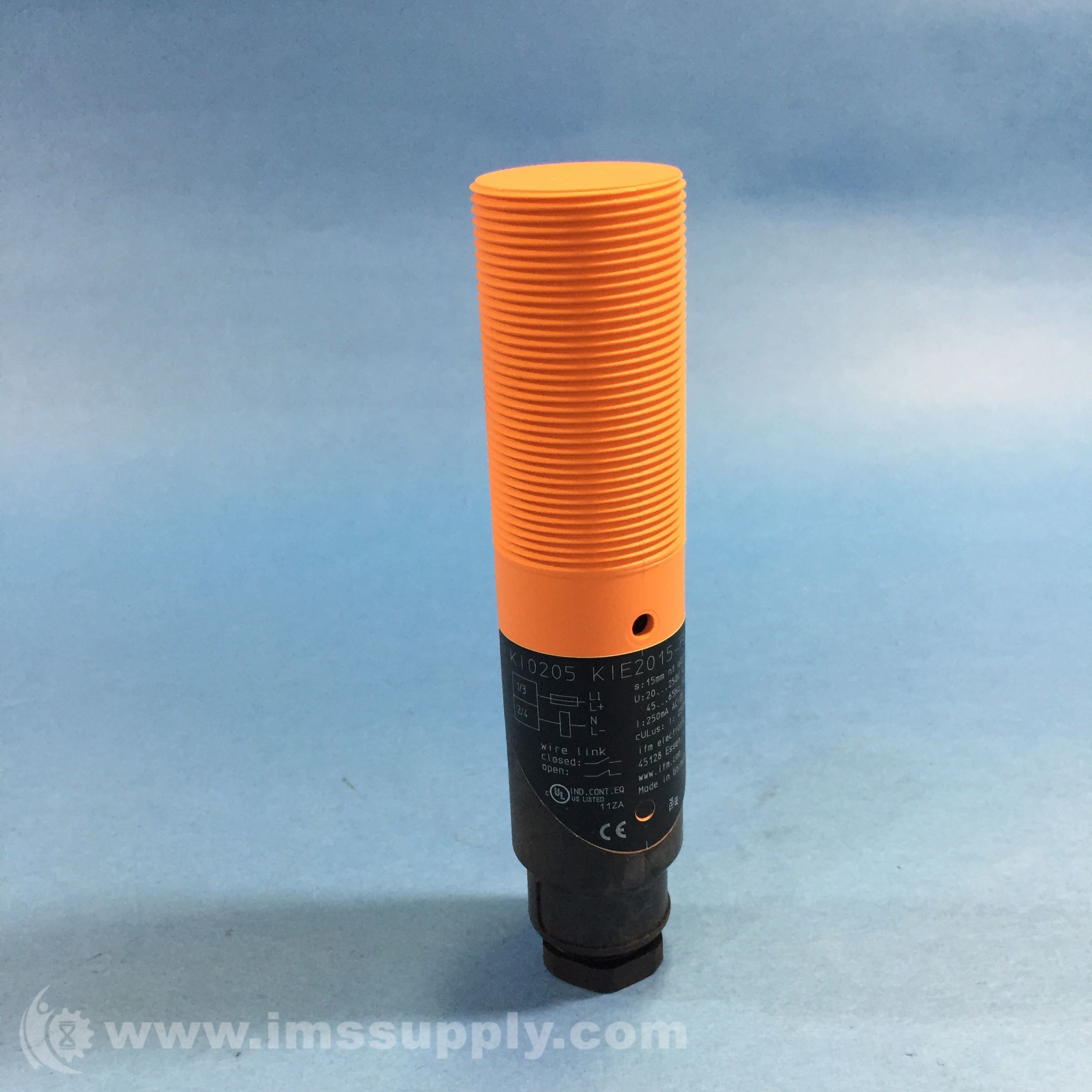 Ifm KI0205 Capactive Sensor, 30mm housing, 15mm Unshielded, 2-wir - IMS Supply