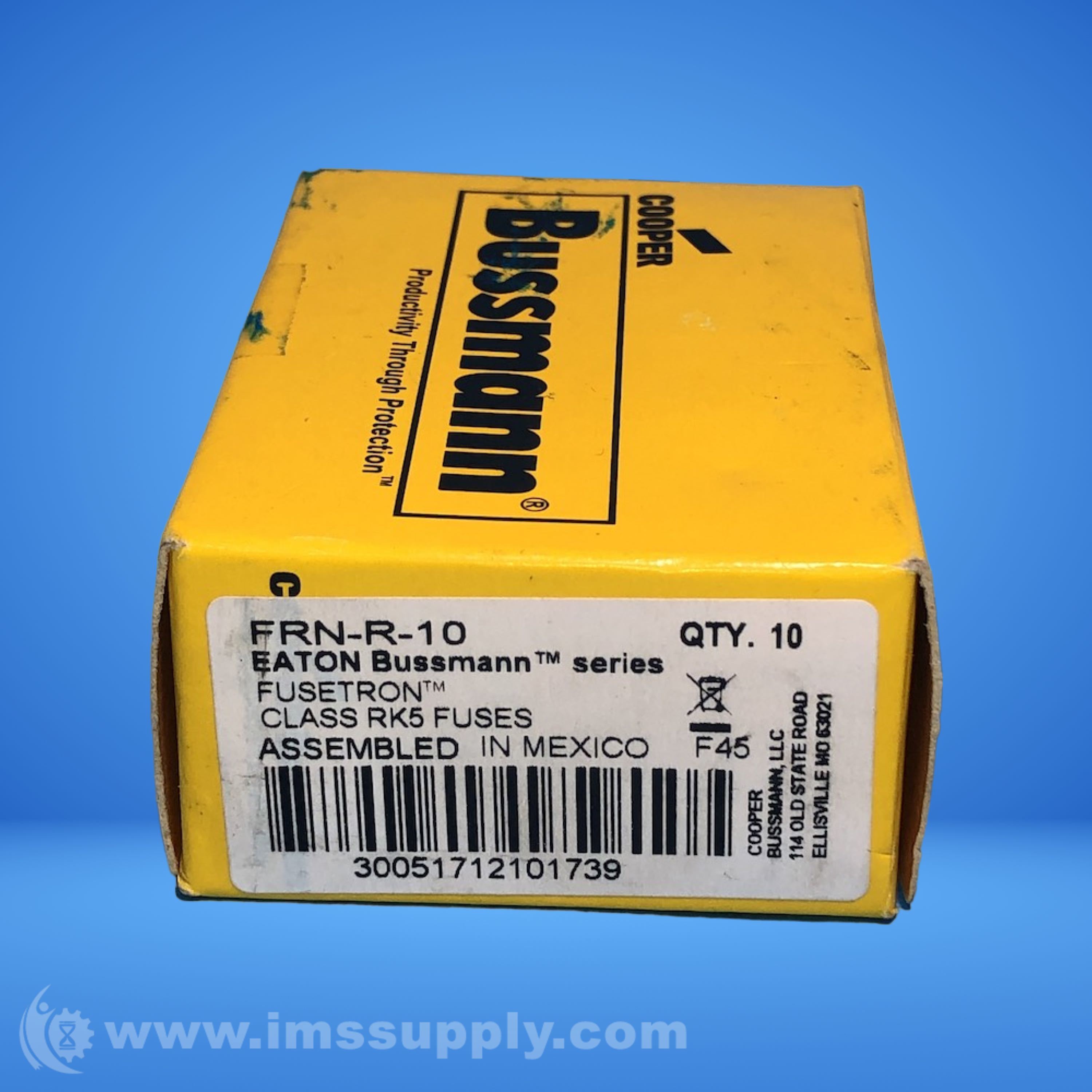 Bussmann FRN-R-10 Box of 10 Fuses - IMS Supply