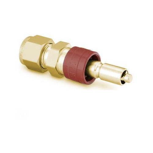 Swagelok B-QC4-D-400 Quick Connect Stem with Valve - IMS Supply