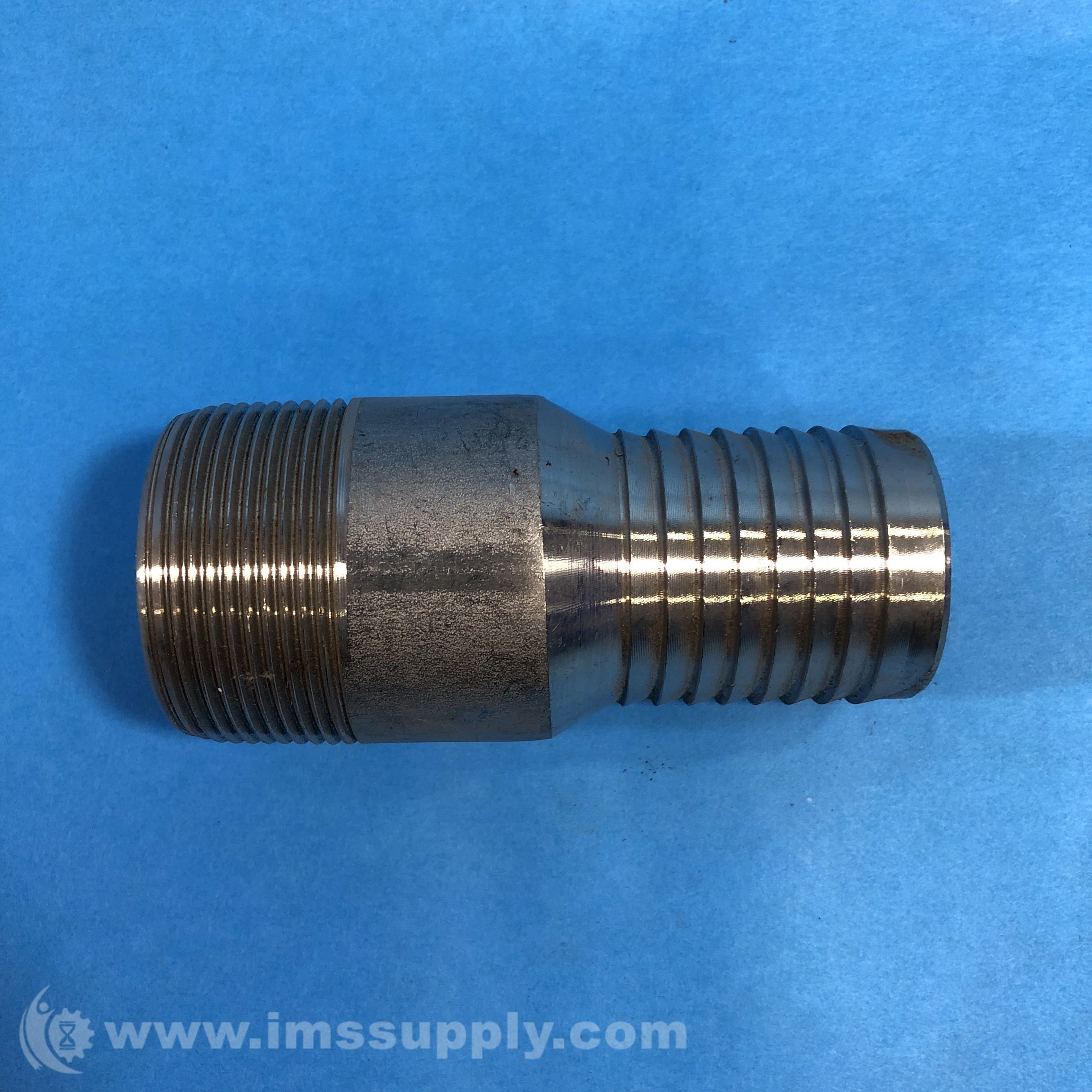 Steel Threaded Male to Barbed Male Hose Fitting - IMS Supply