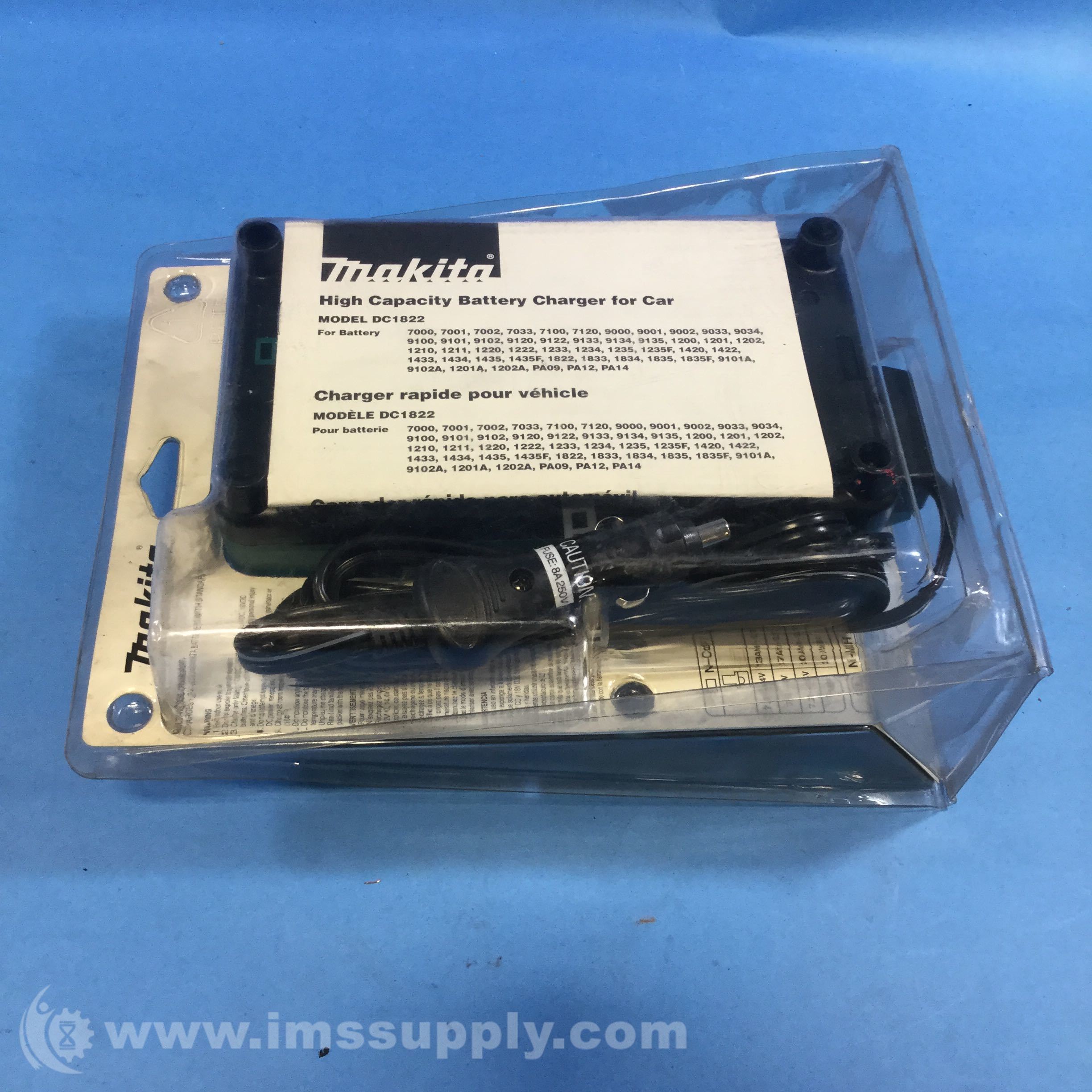 Makita DC1822 Battery Charger, 7.2-18V, Ni-MH/Ni-Cad - IMS Supply