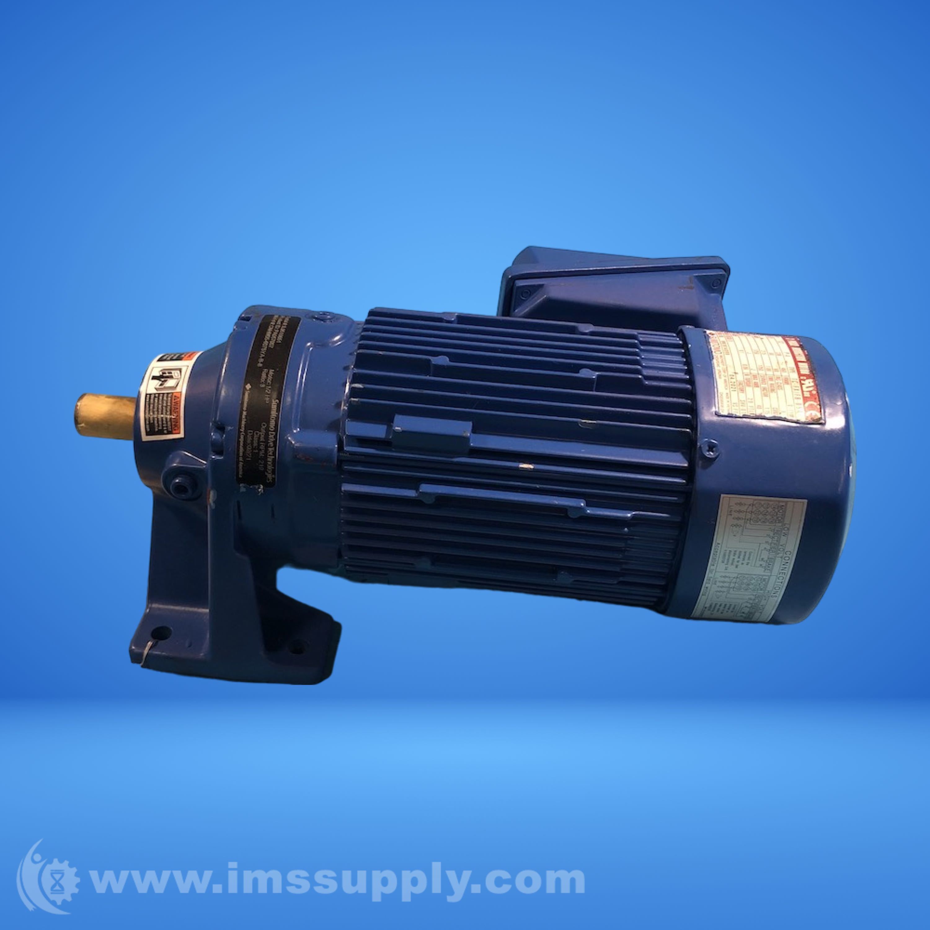 Sumitomo CNHM05-6075YA-B-8 Inline Speed Reducer, 8:1 Ratio, 1/2HP - IMS ...