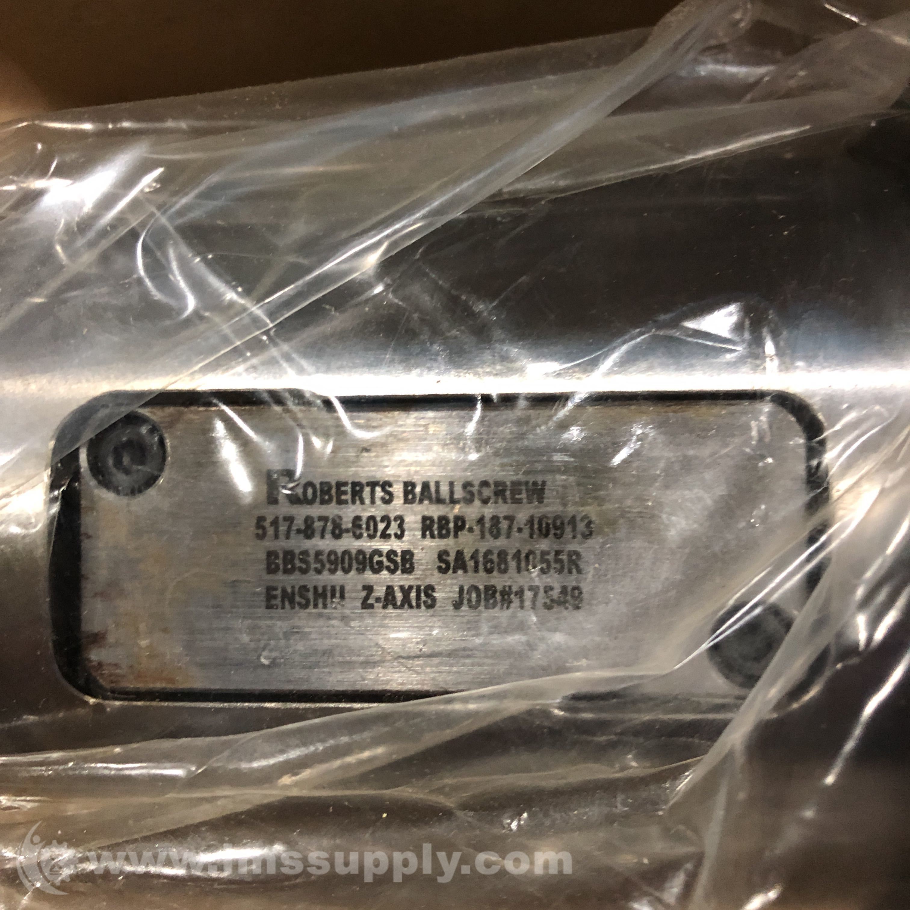 Roberts Ballscrew Repair Services Inc. Z-Axis Ball Screw and Nut - IMS ...