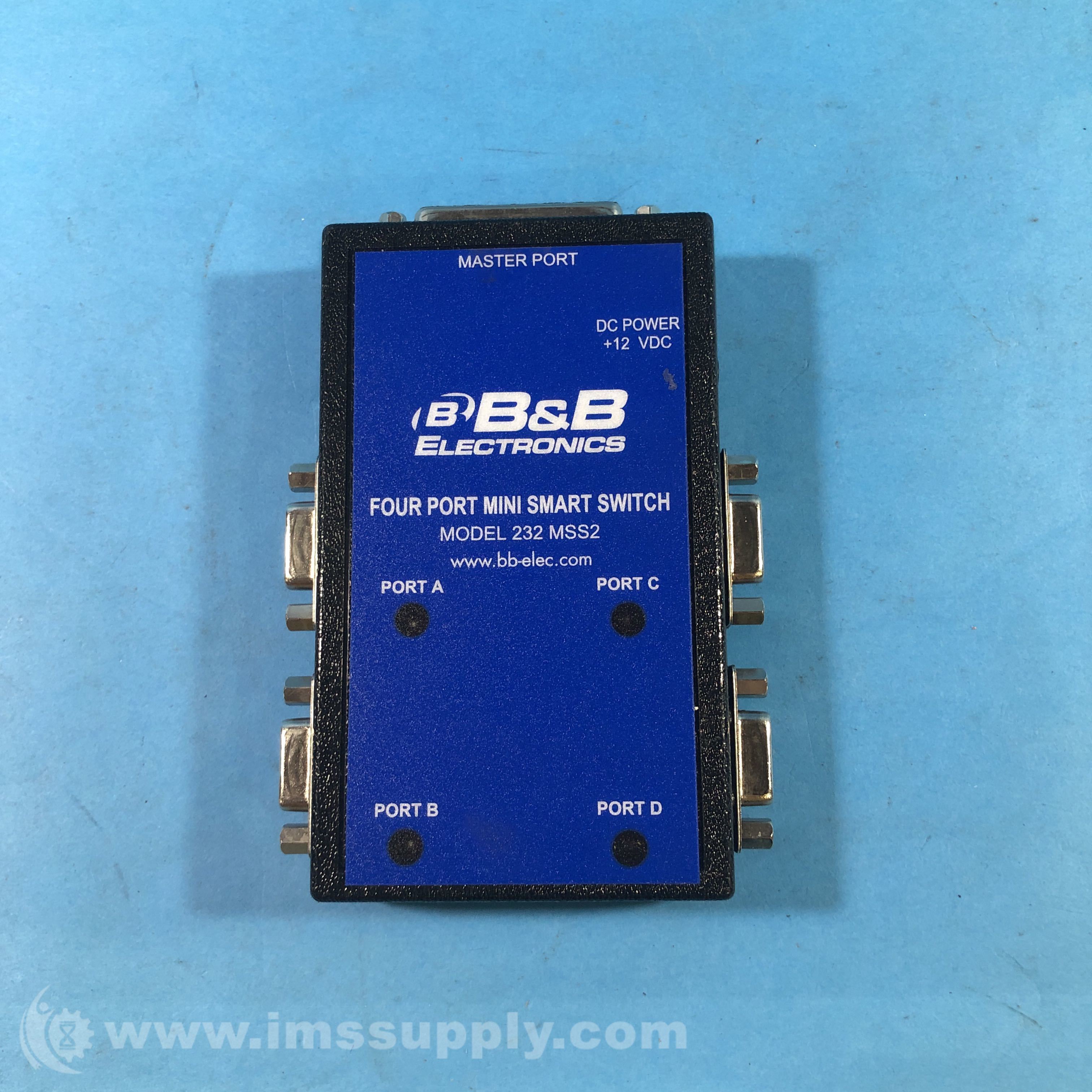 B&b Electronics 232MSS2 4-Port Mini Smart Switch - IMS Supply