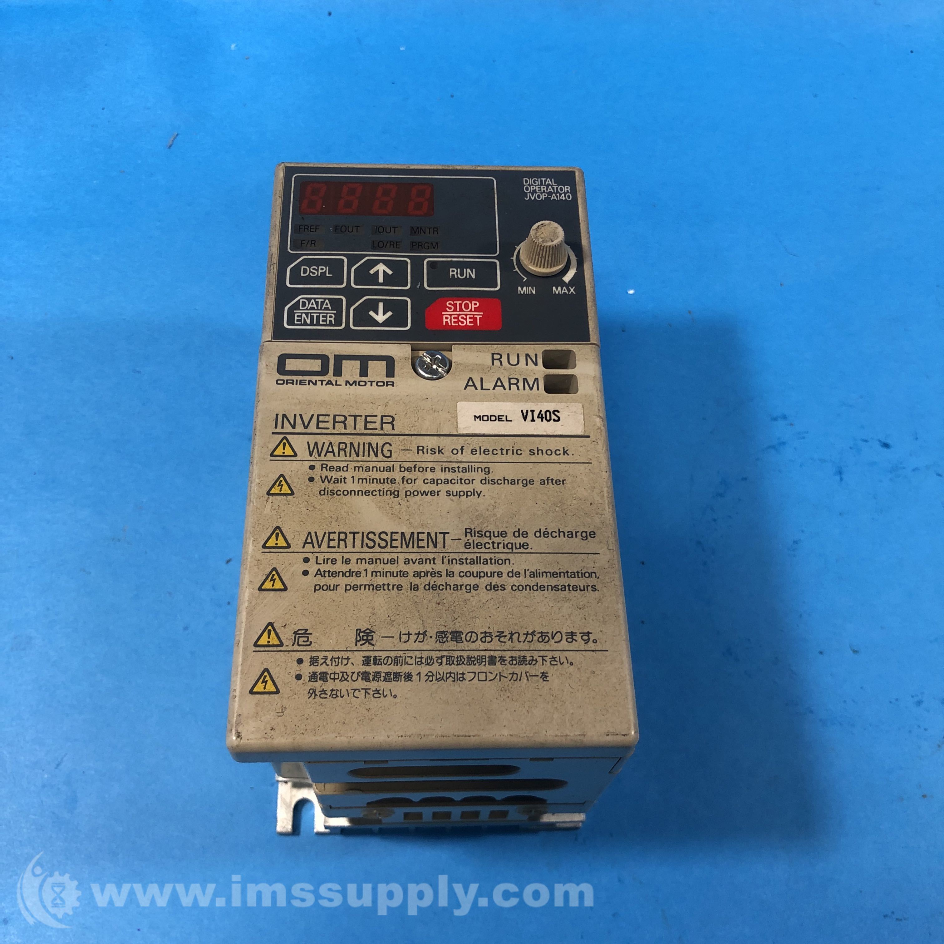 Oriental Motor VIS-100 Inverter, 100 W, 200-230 V, 50/60 Hz - IMS Supply