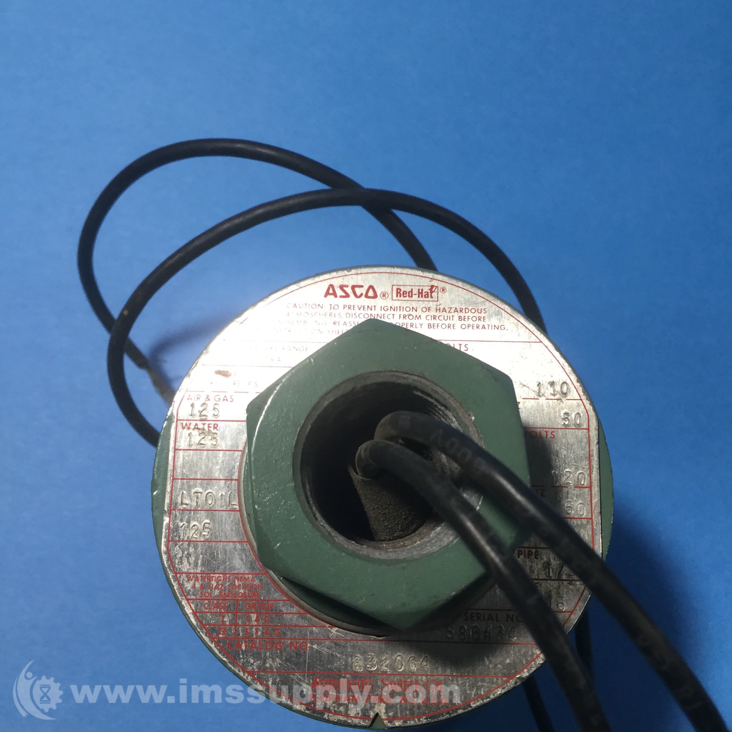 ASCO 832064 24V Solenoid Valve - IMS Supply