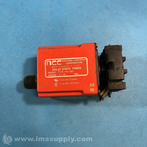 NCC T3K-10-461 Solid State Timer Relay - IMS Supply