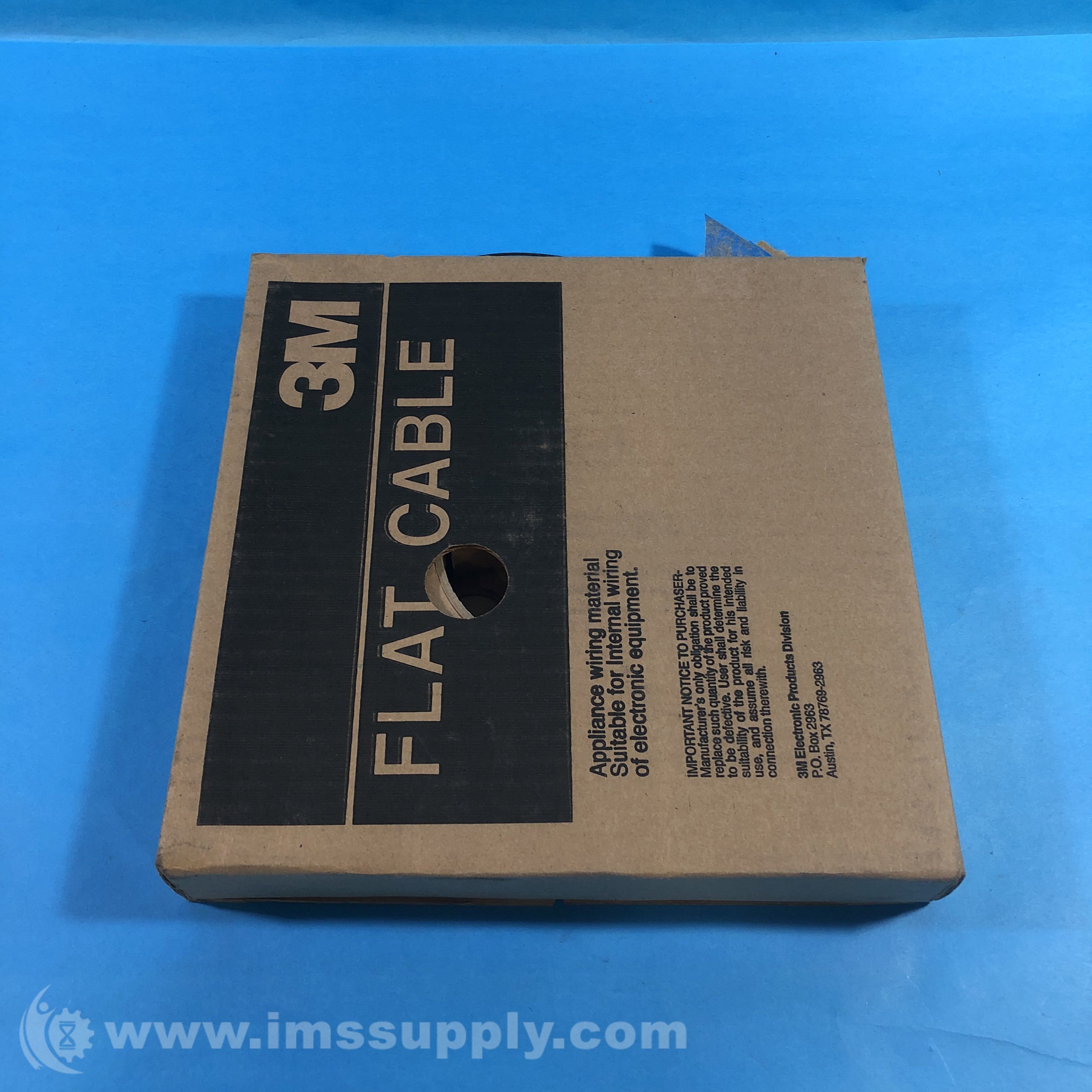 3M 3811/10 100 Feet Flat Ribbon Cable - IMS Supply