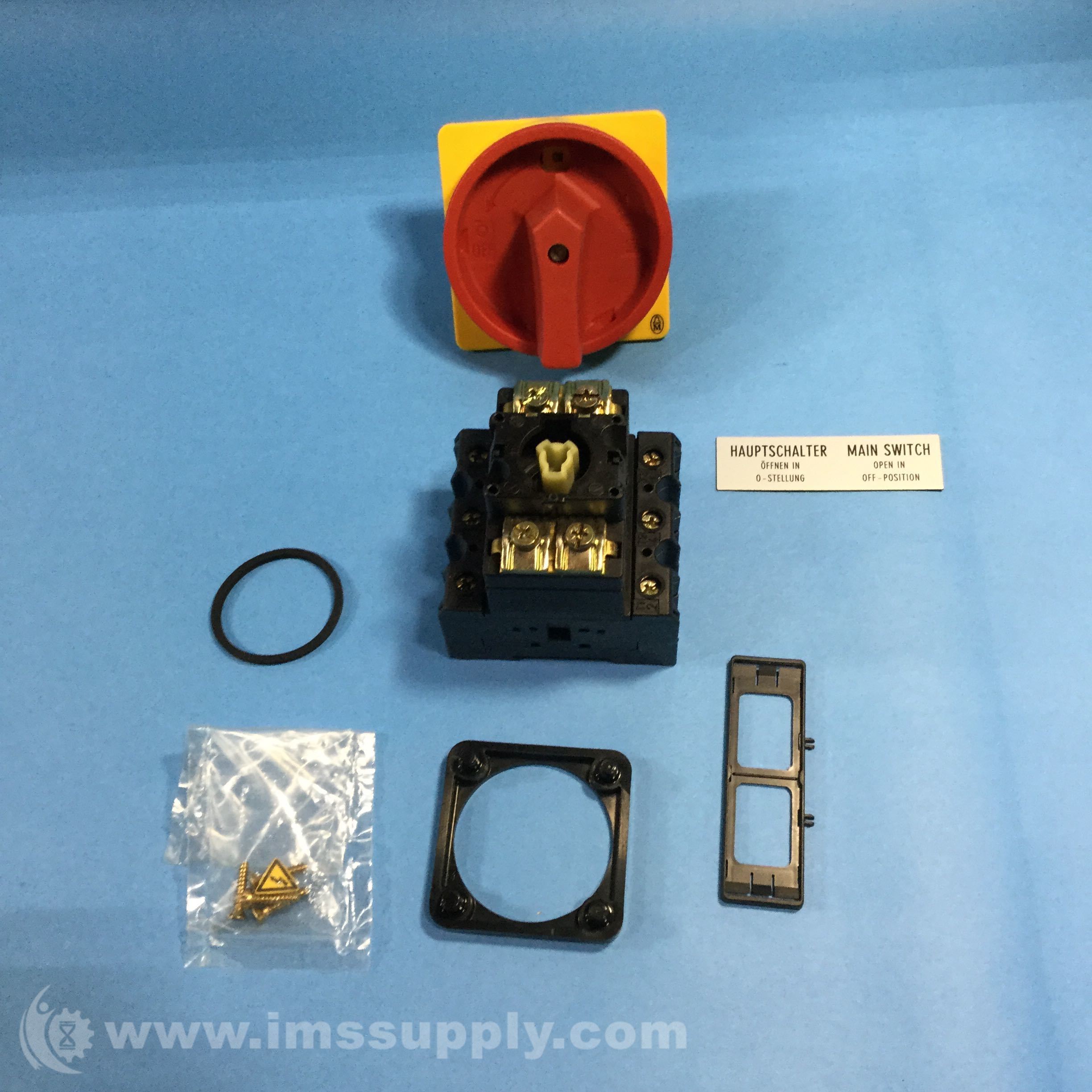 Klockner Moeller P3-63/V/SVB Circuit Isolator, Interlock, 3 Pole - IMS ...